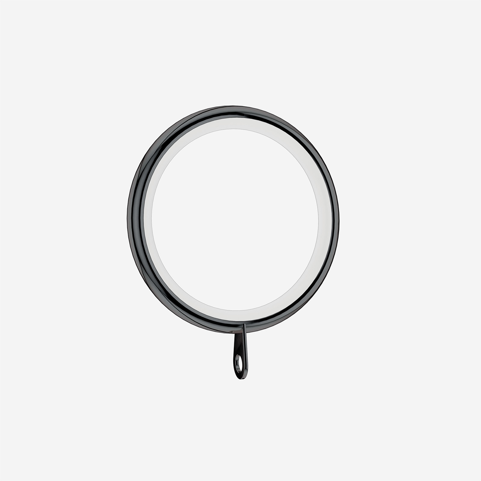 35mm Allure Rings Black Nickel Curtain Pole Accessory | Blinds Direct