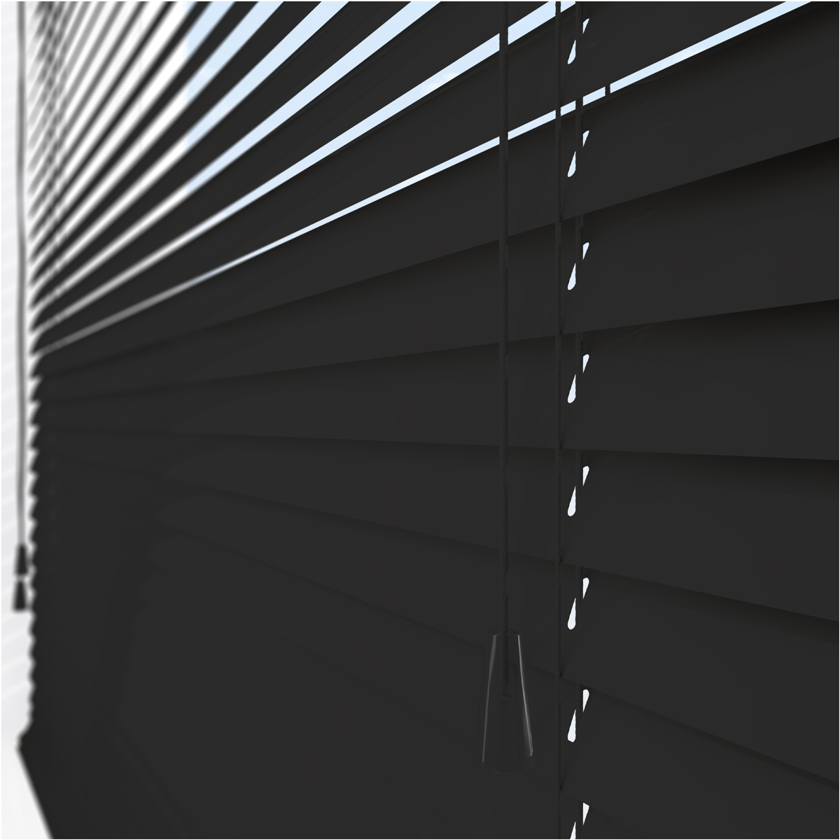 Verta Black Aluminium Venetian Blind | Blinds Direct