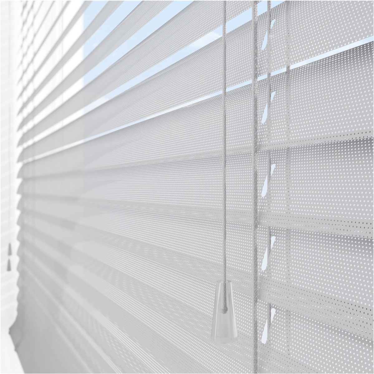 Verta Perforated Comet Aluminium Venetian Blind | Blinds Direct