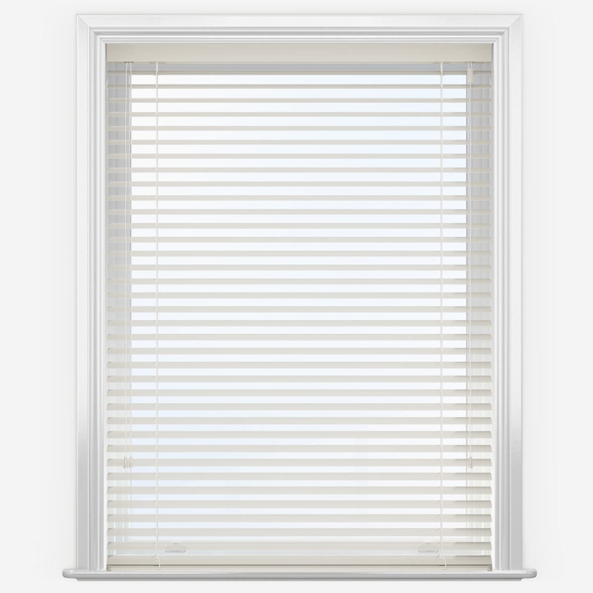 Verta Perforated Moonlight Aluminium Venetian Blind | Blinds Direct