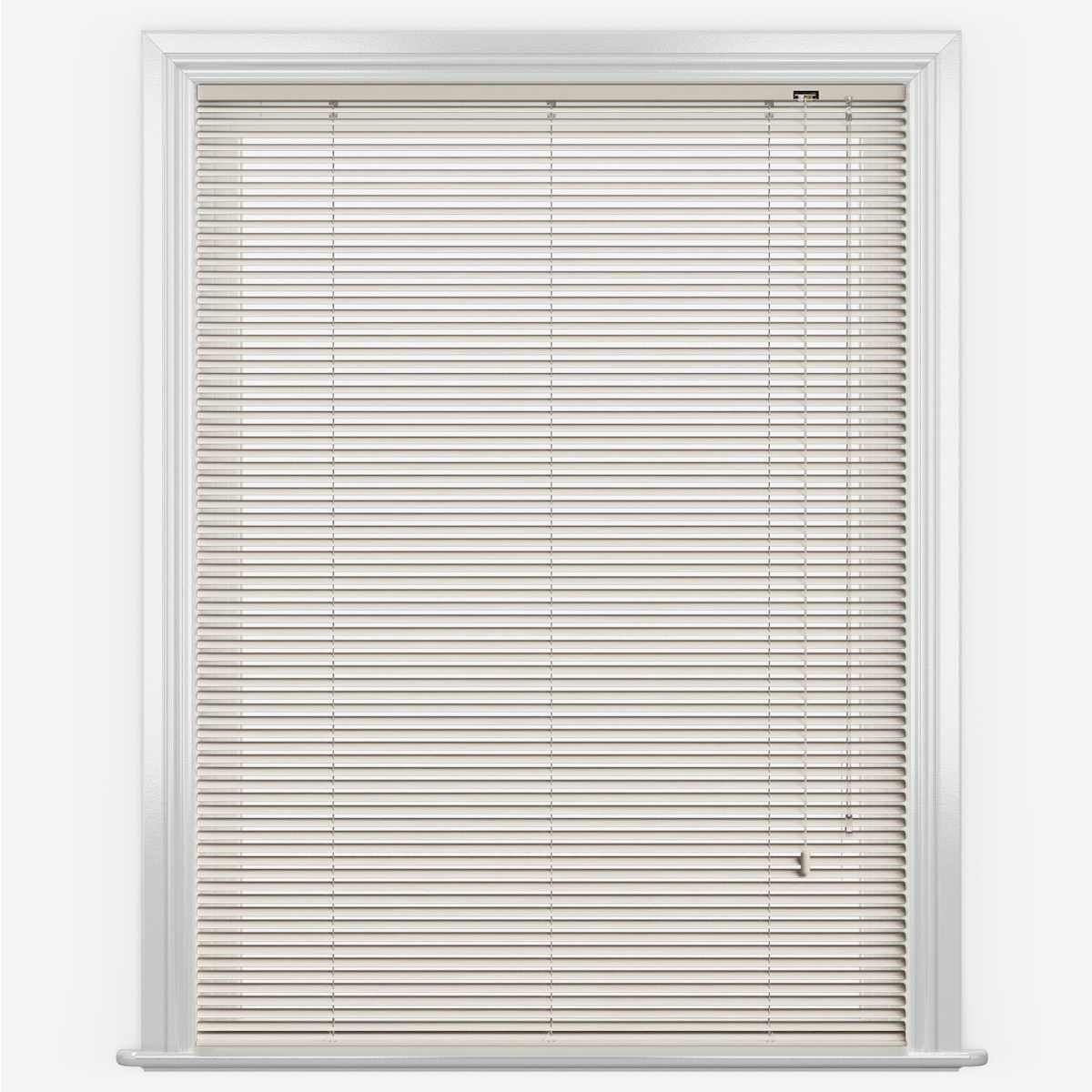 Vigor Mono Biscuit Aluminium Venetian Blind | Blinds Direct