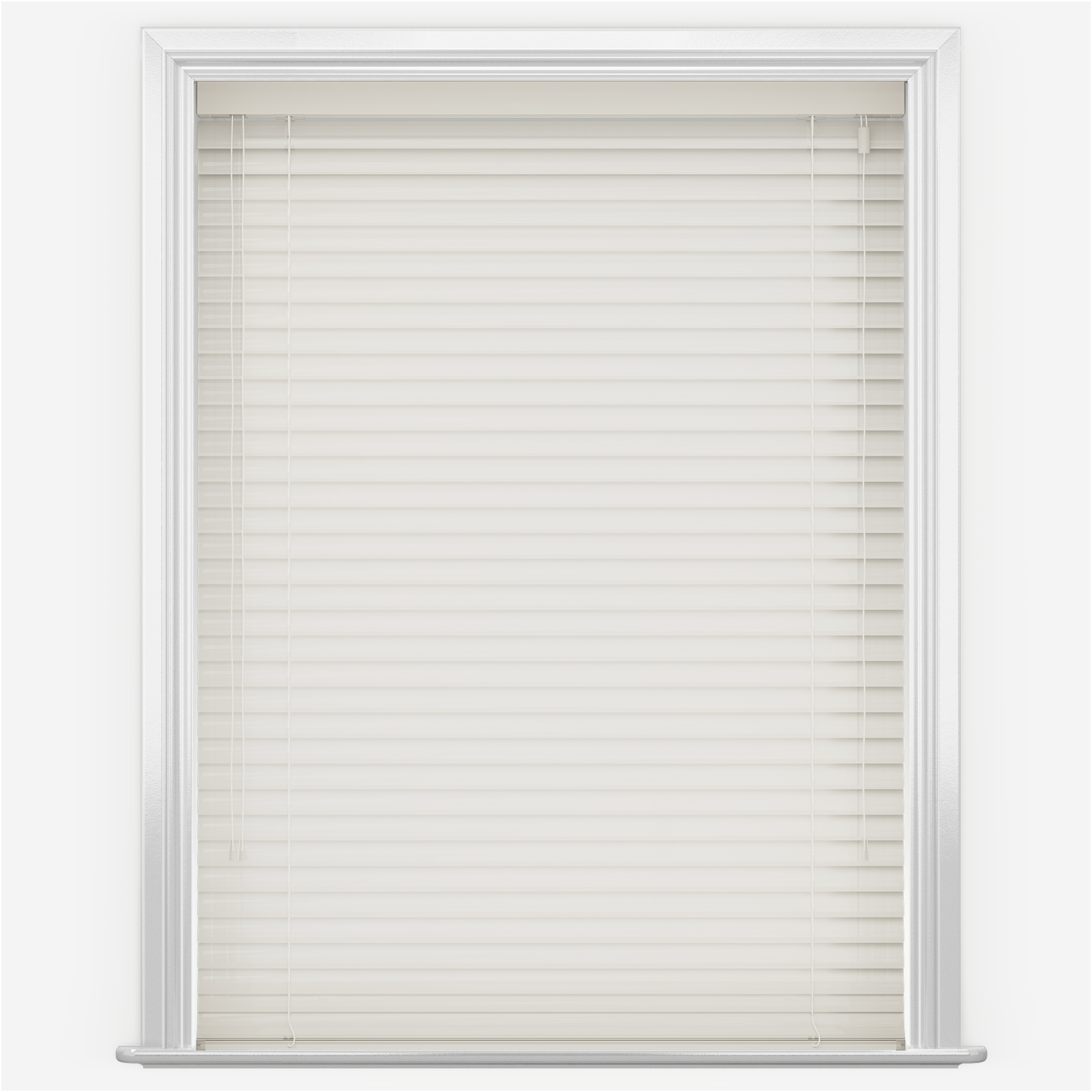 Verta Perforated Moonlight Aluminium Venetian Blind | Blinds Direct