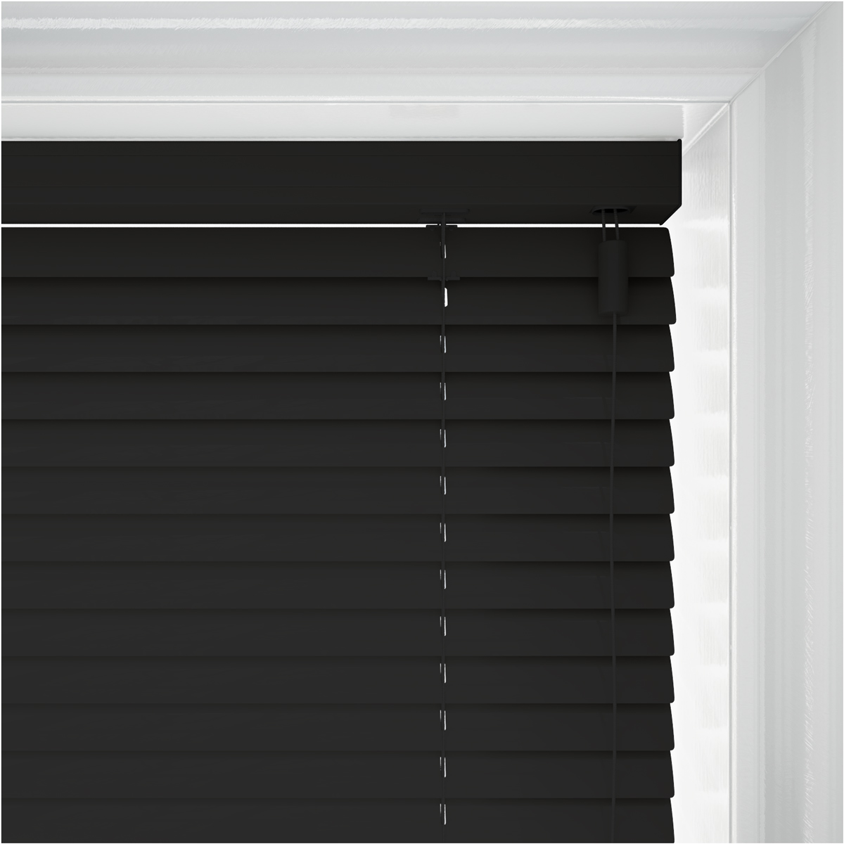 Verta Black Aluminium Venetian Blind | Blinds Direct