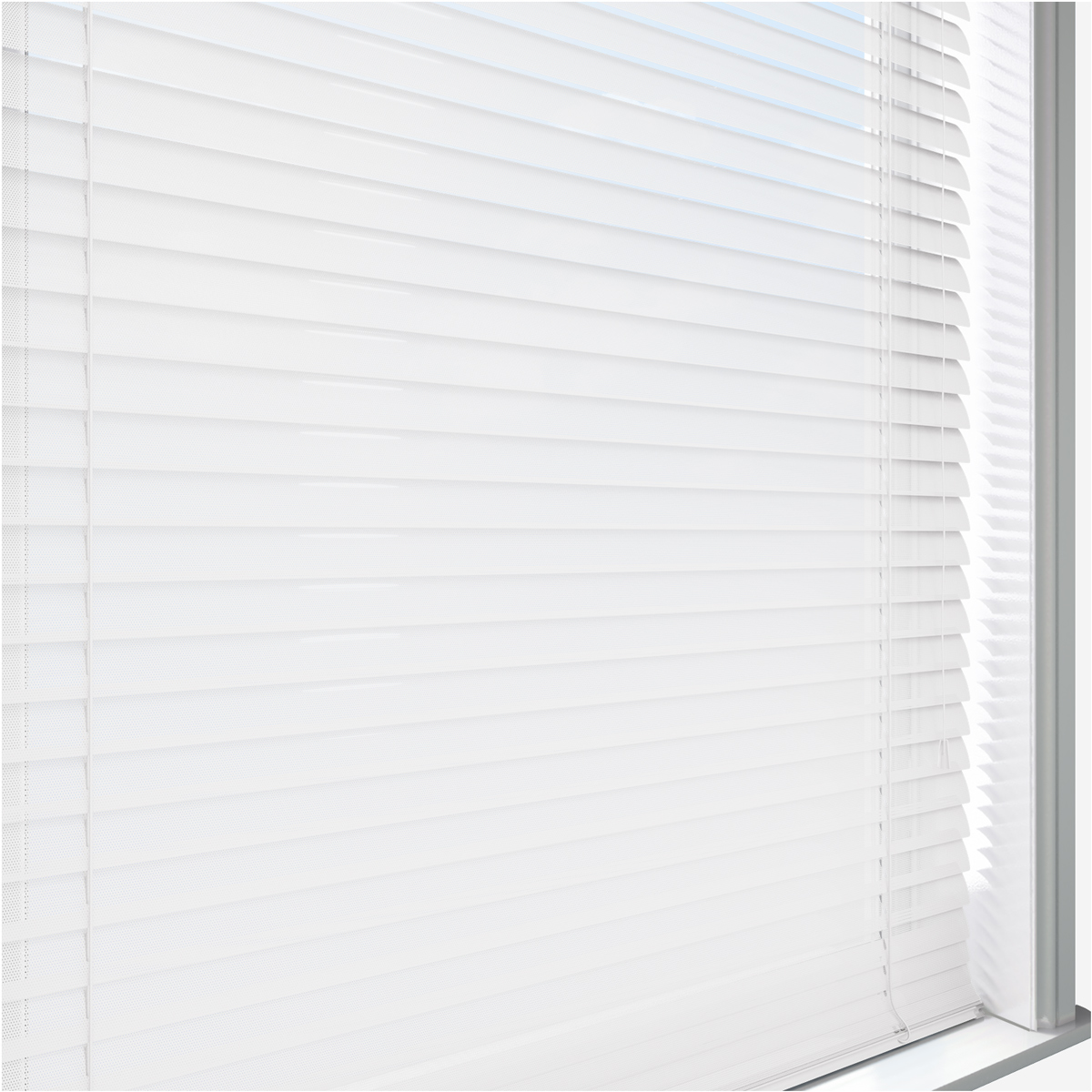 Verta Perforated Halo Aluminium Venetian Blind | Blinds Direct