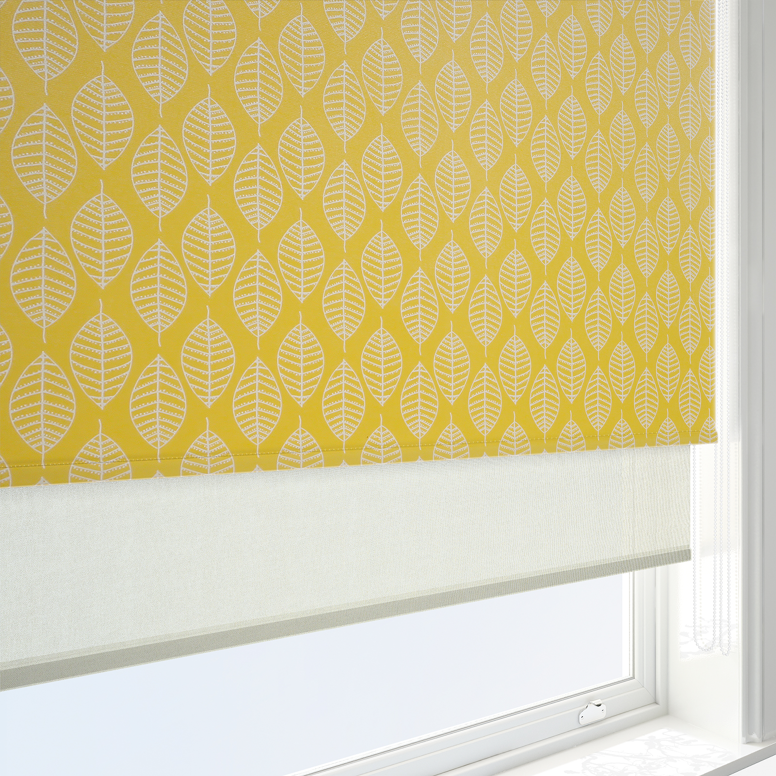 Boheme Summer & Cream Double Roller Blind | Blinds Direct