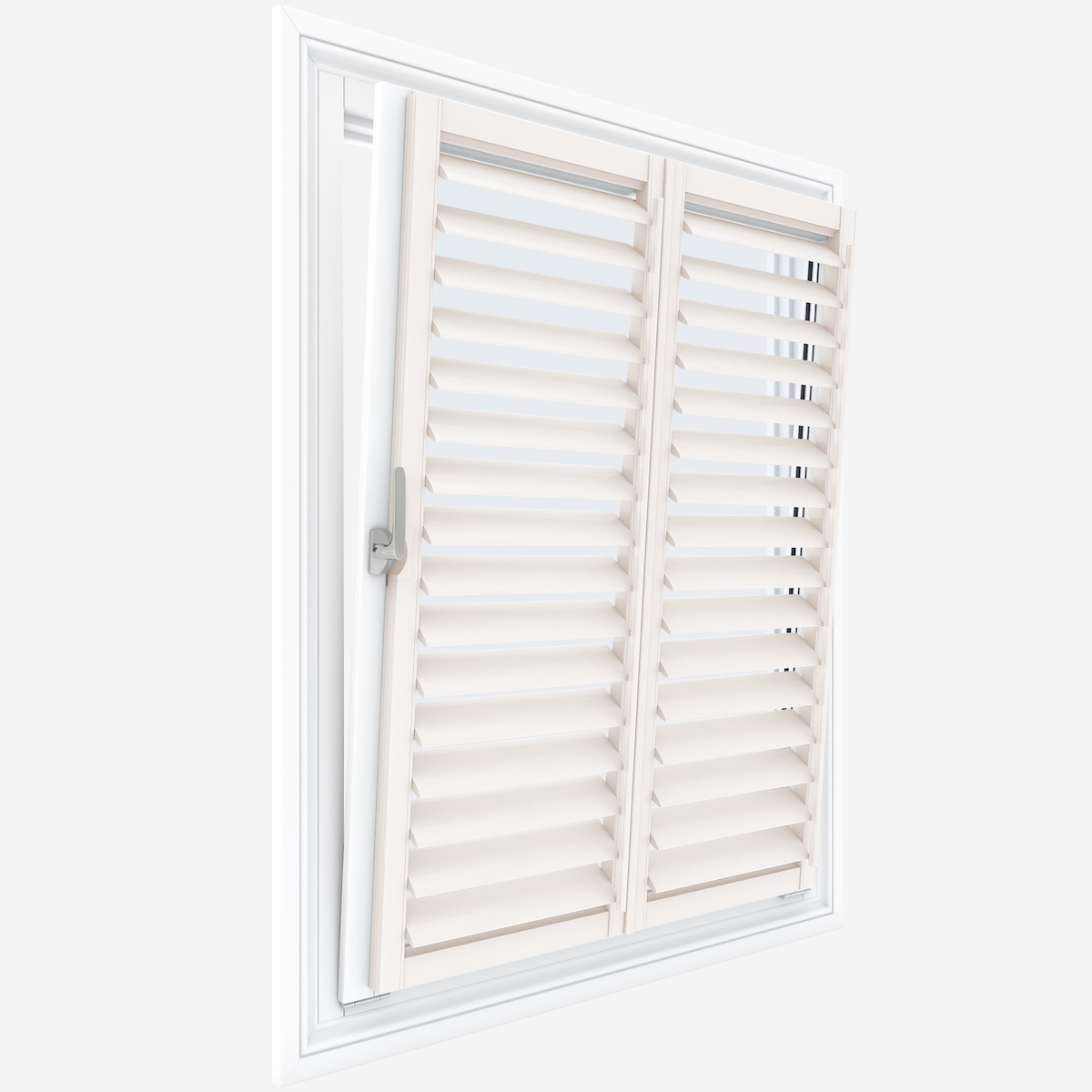 Serranda Cotton White Perfect Fit Shutter