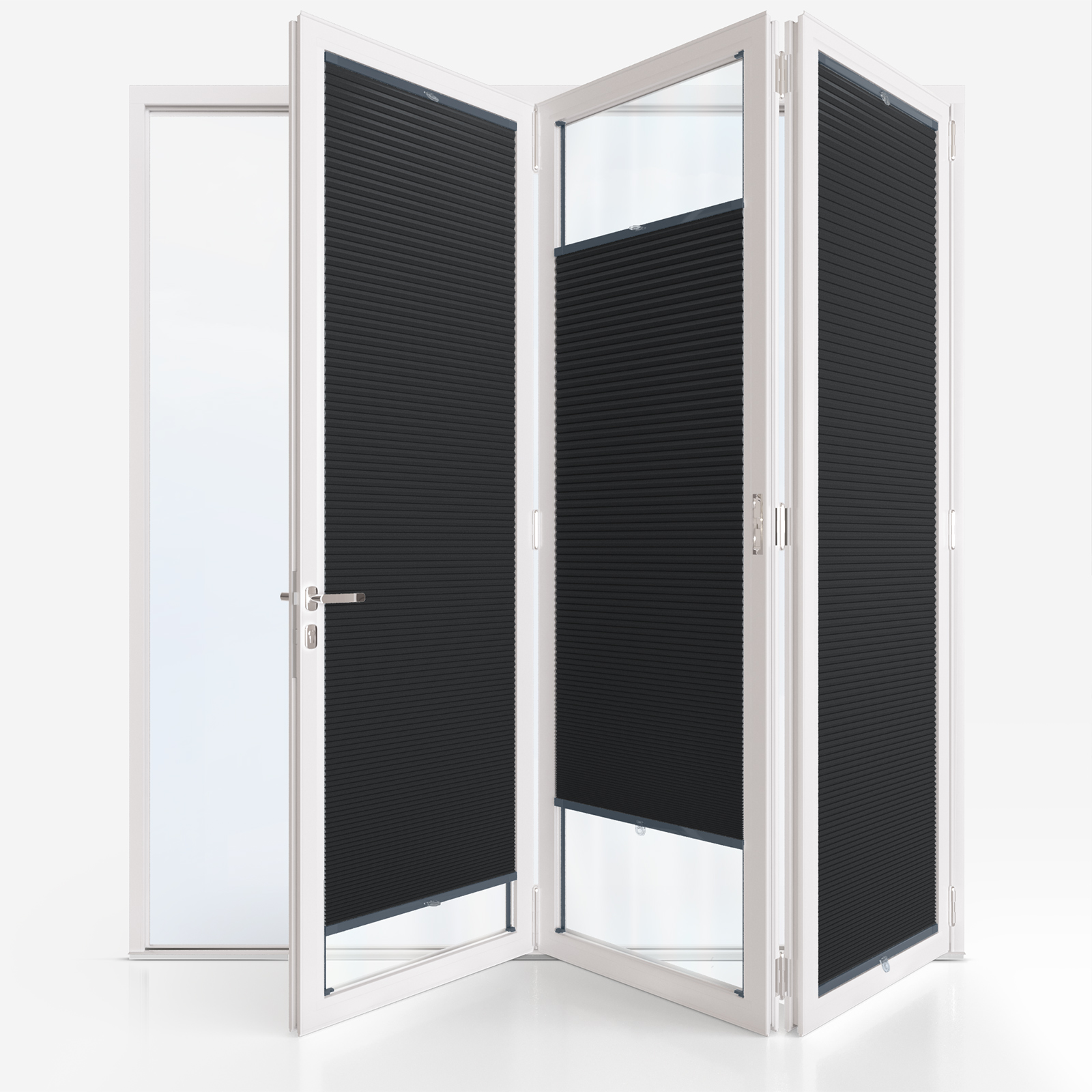 Berlin Blackout Jet Easy Click Honeycomb Blind | Blinds Direct