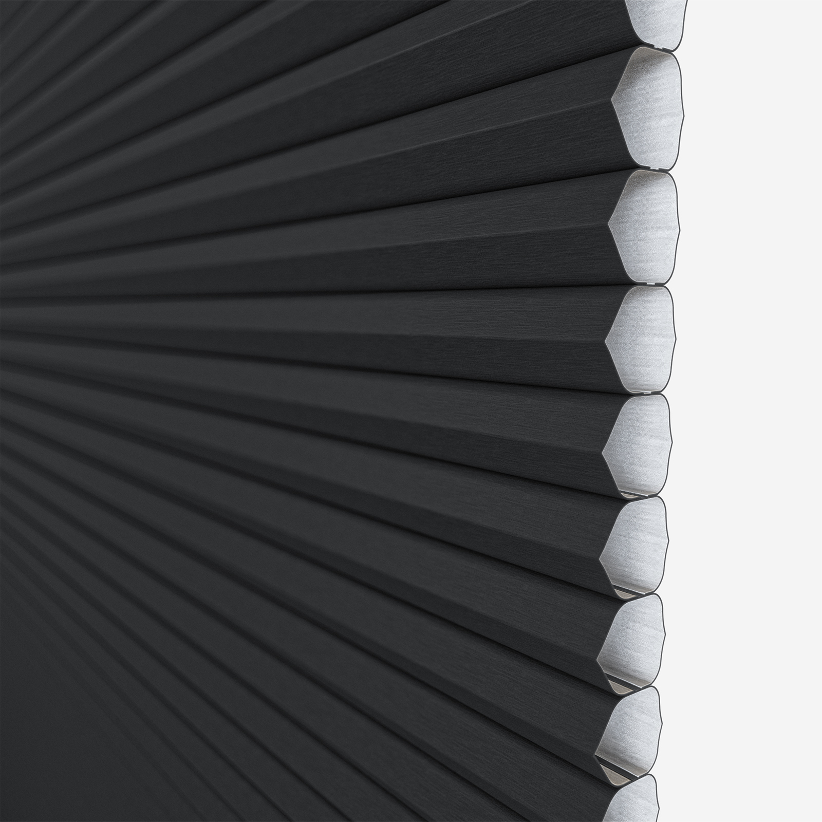 Berlin Blackout Jet Easy Click Honeycomb Blind | Blinds Direct