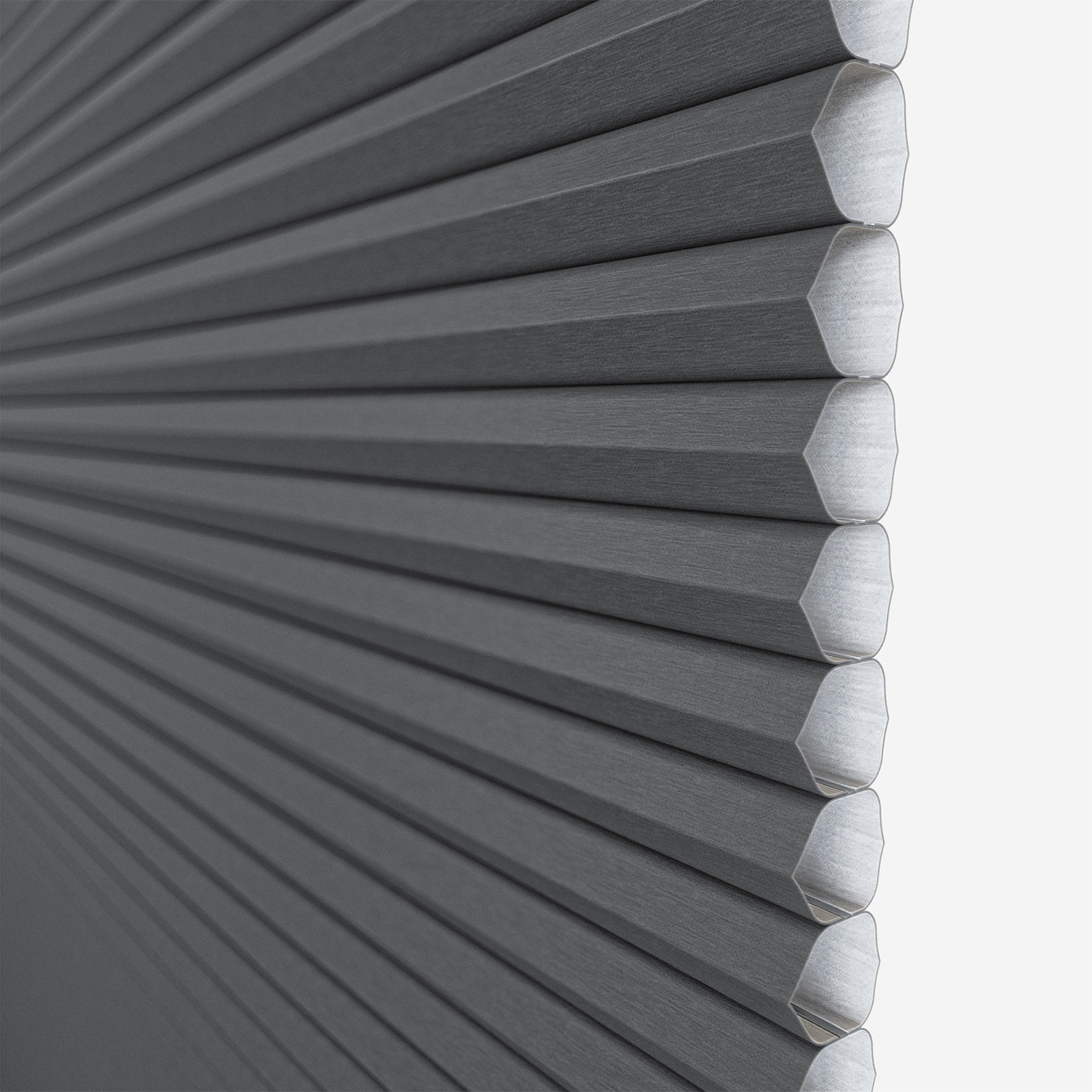 ThermoCell Anthracite Easy Stick Honeycomb Blind | Blinds Direct