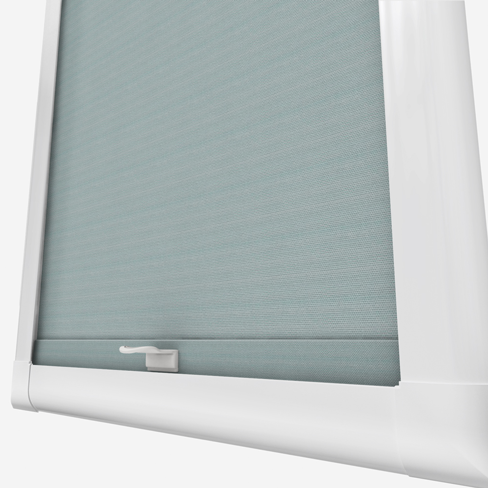 Deluxe Plain Duck Egg Perfect Fit® Roller Blind | Blinds Direct
