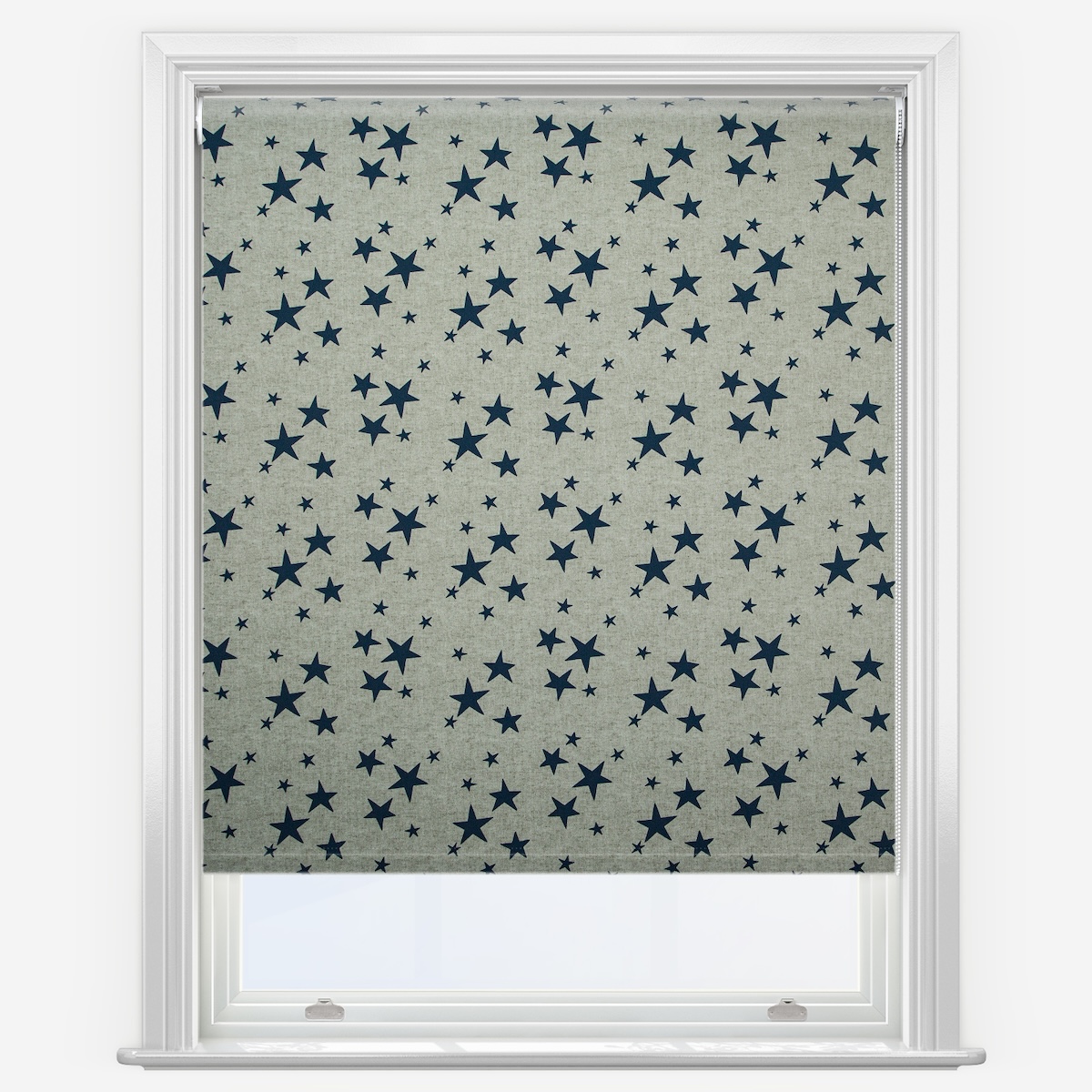 Emily Bond St Maws Indigo Roller Blind | Blinds Direct