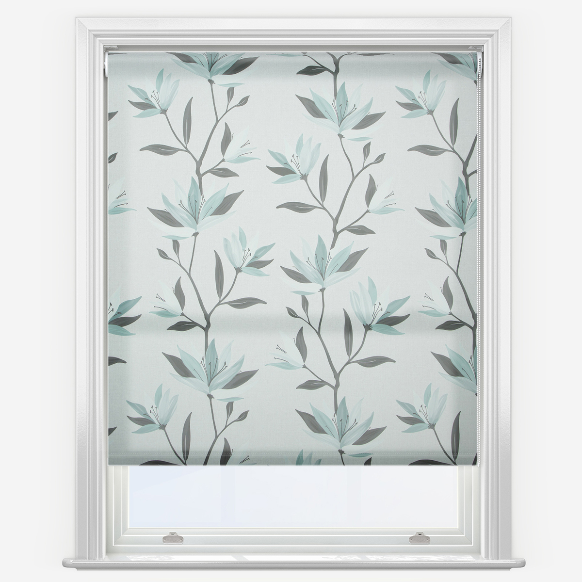 Lily Mutted Duckegg Roller Blind | Blinds Direct