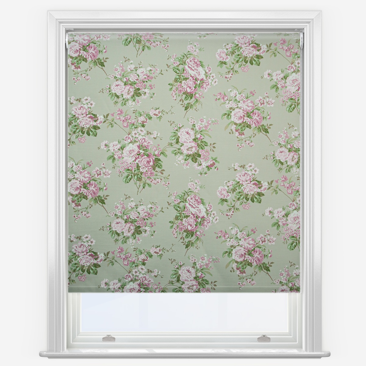 Shabby Chic by Rachel Ashwell Rose Chintz Pink Roller Blind | Blinds Direct