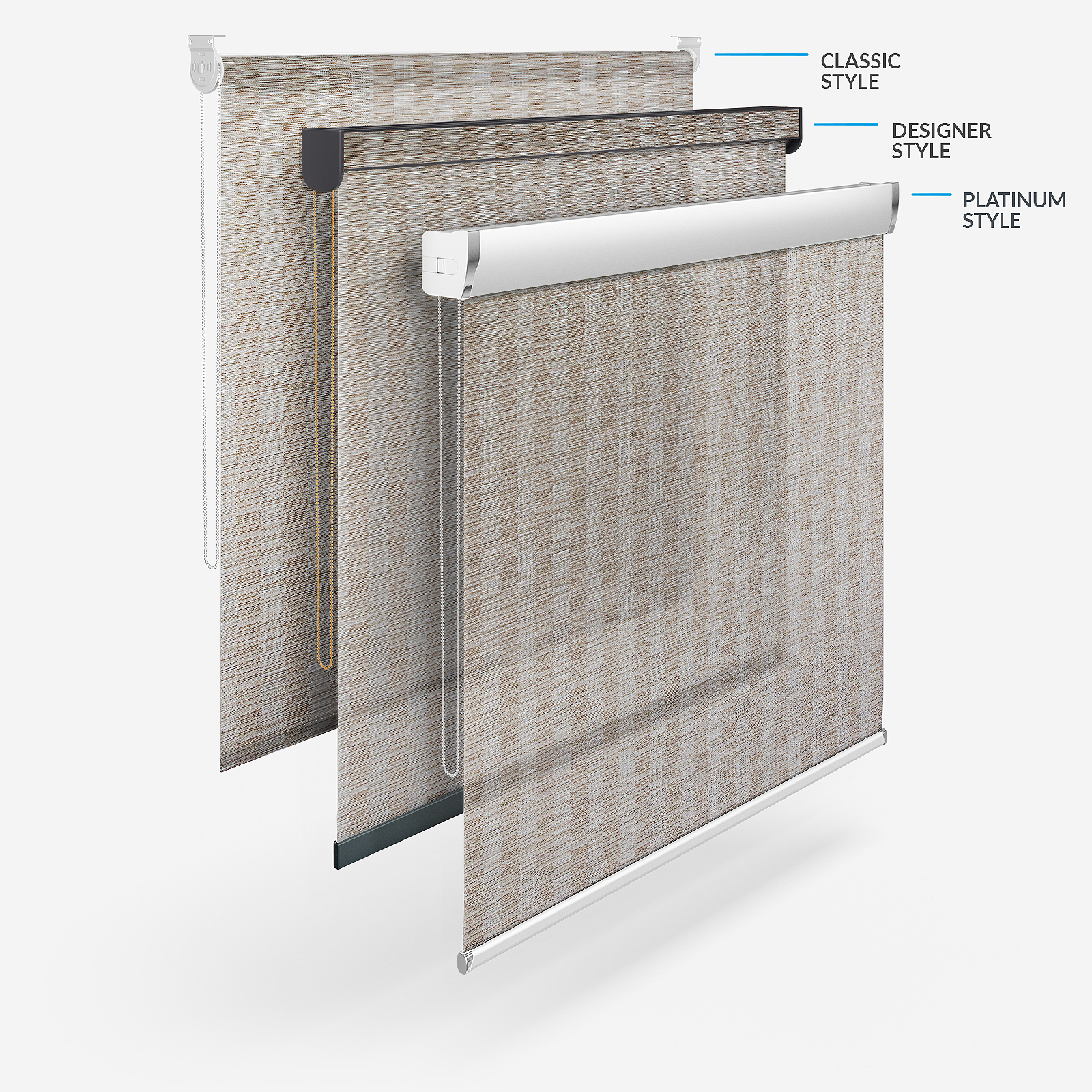 Felix ASC Coffee Roller Blind | Blinds Direct