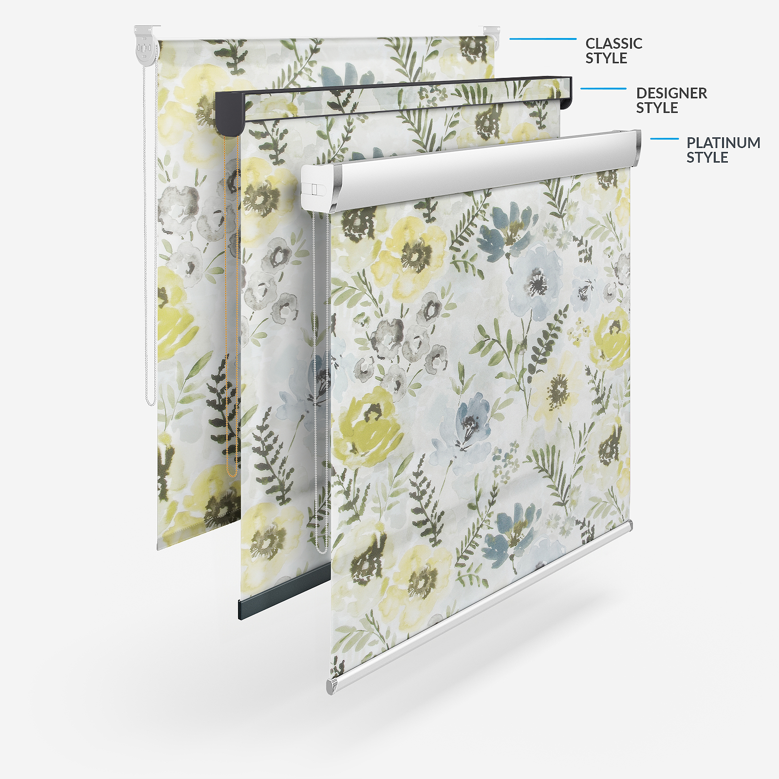 Mabel Olive Roller Blind | Blinds Direct