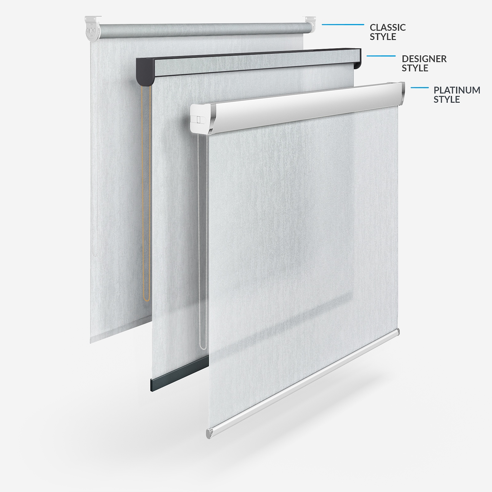 Radiance ASC Silver Mist Roller Blind | Blinds Direct