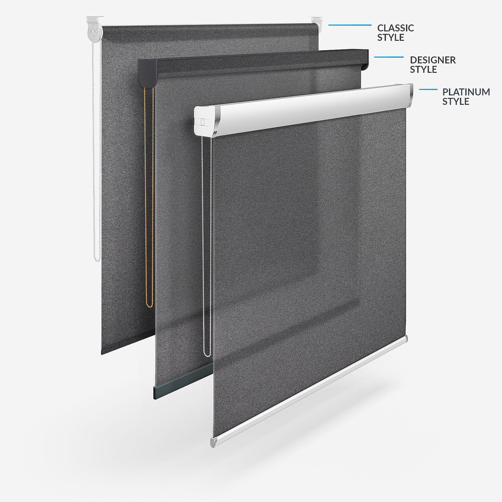 Coulisse Winchester Castle Rock Roller Blind | Blinds Direct