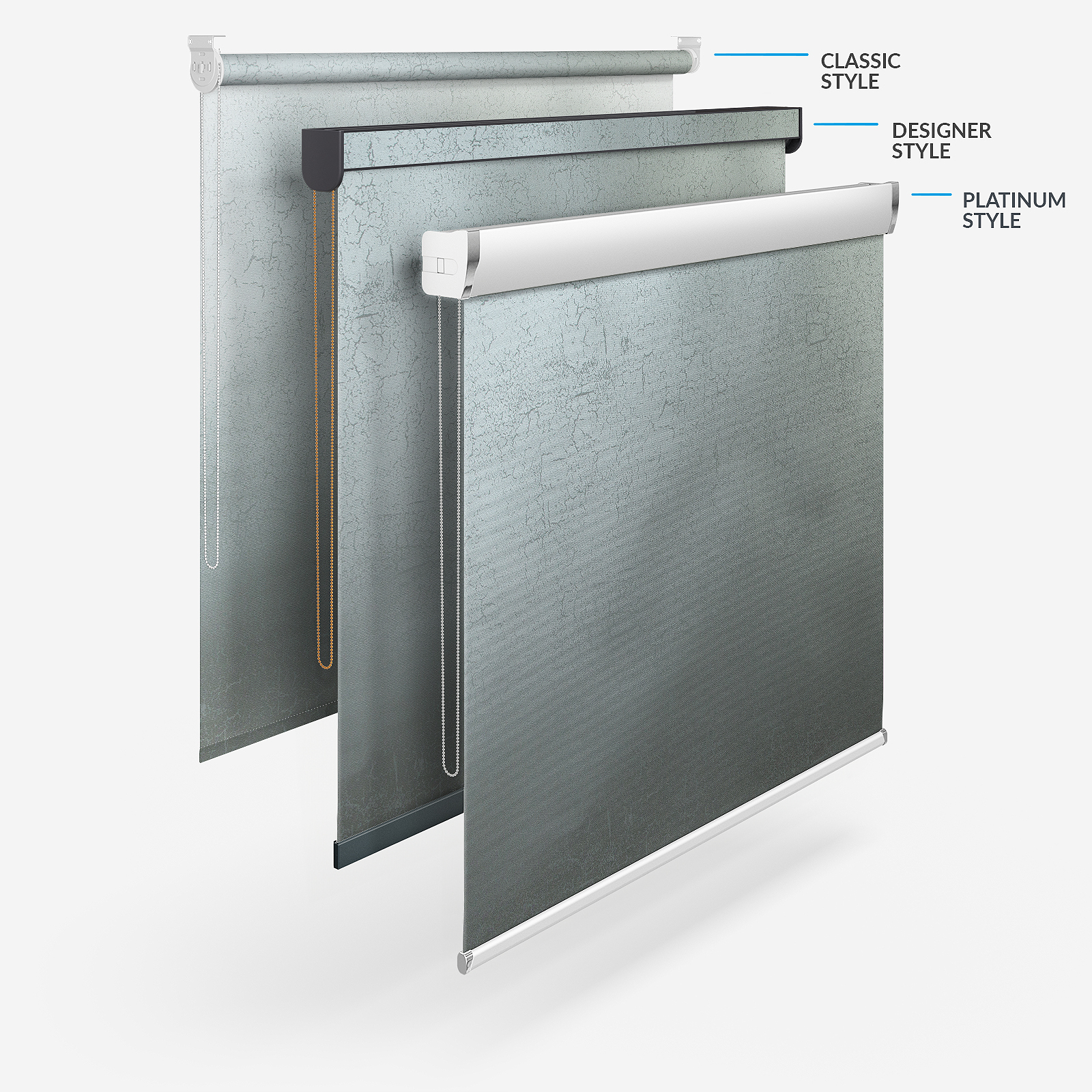 Metz Ash Roller Blind | Blinds Direct