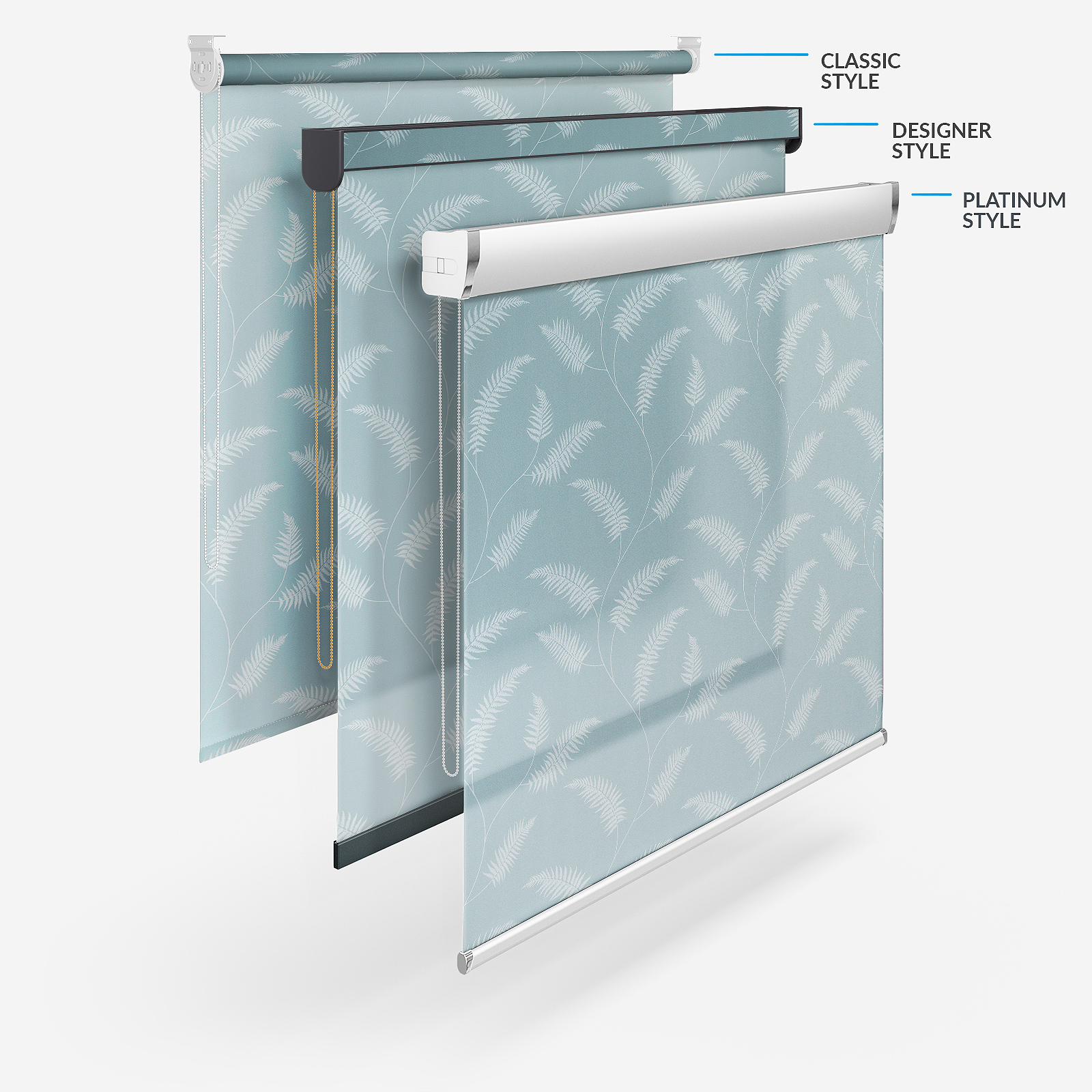 Sephora Azure Roller Blind | Blinds Direct