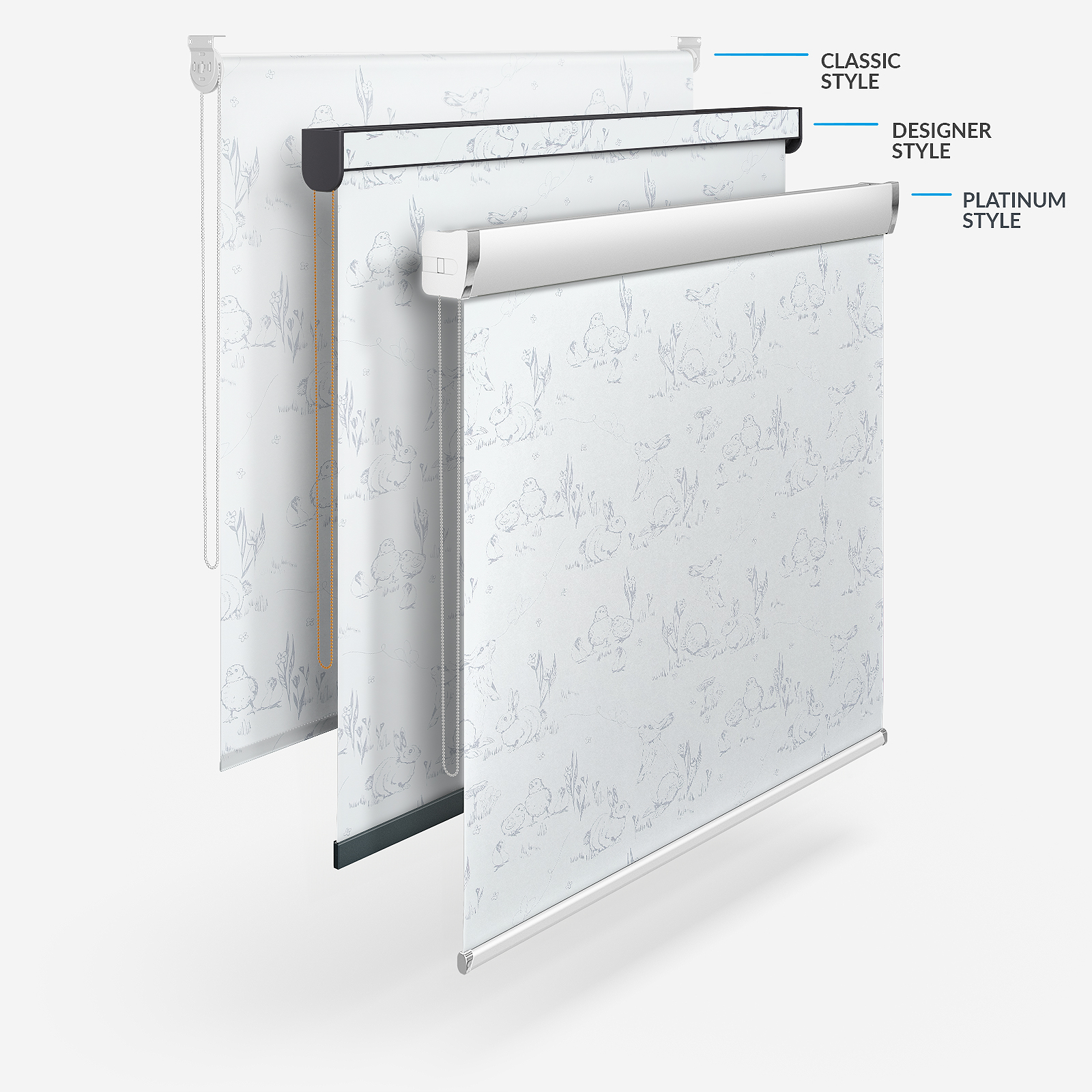 Little Friends Cream Roller Blind | Blinds Direct