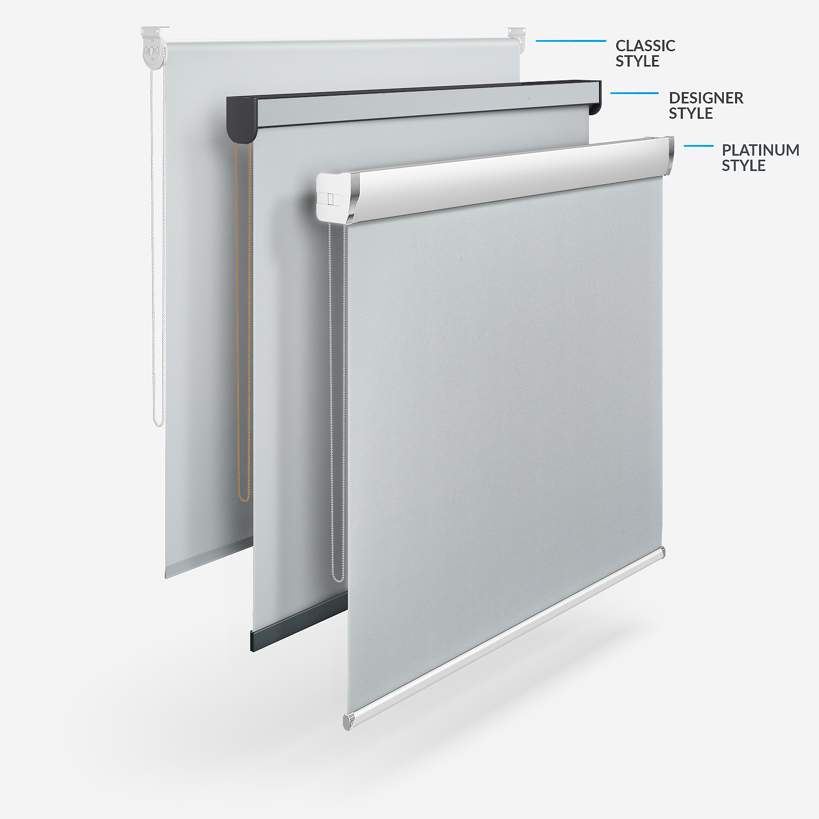 Pop Blackout Quartz Roller Blind | Blinds Direct