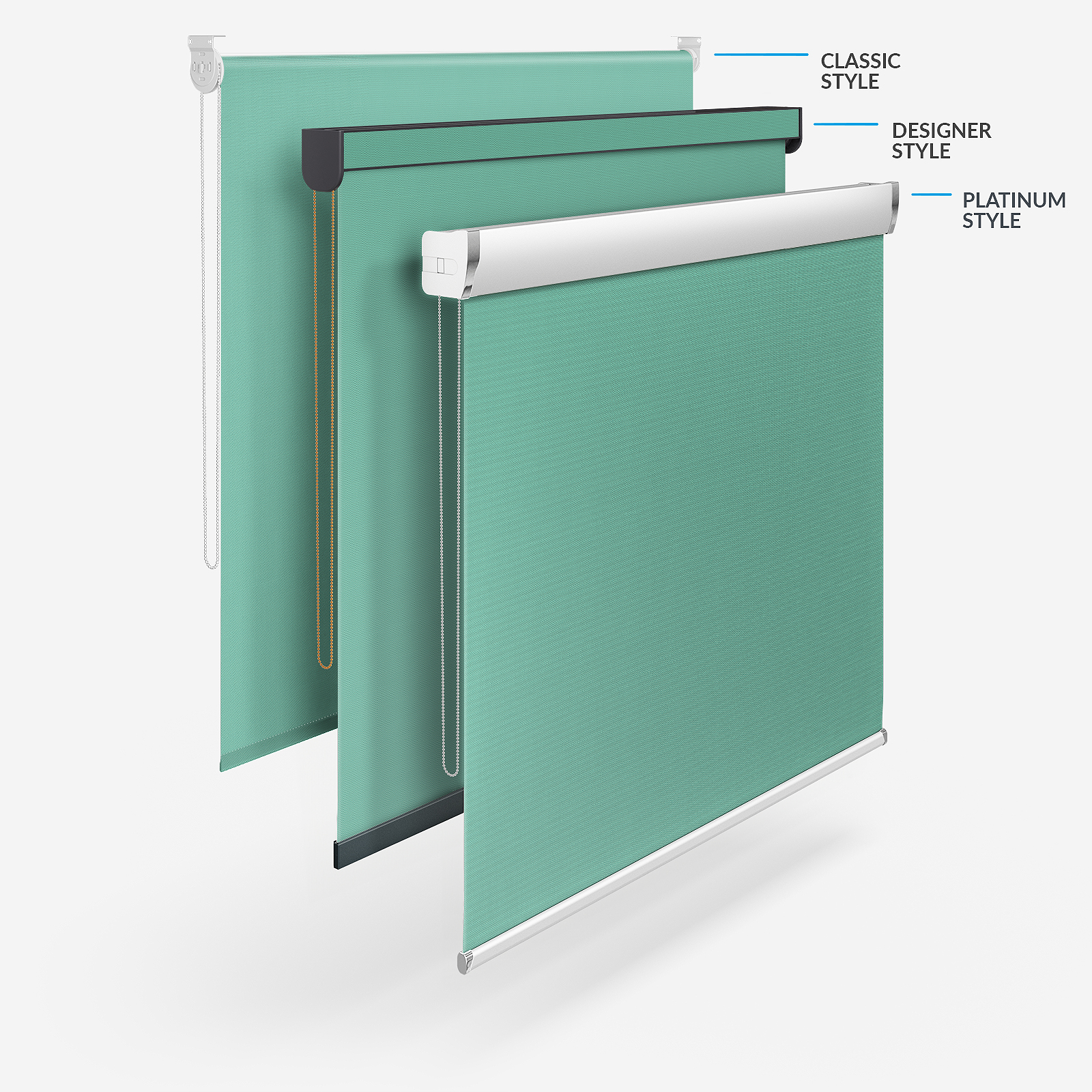 Sonova Studio Essenza Aqua Roller Blind | Blinds Direct