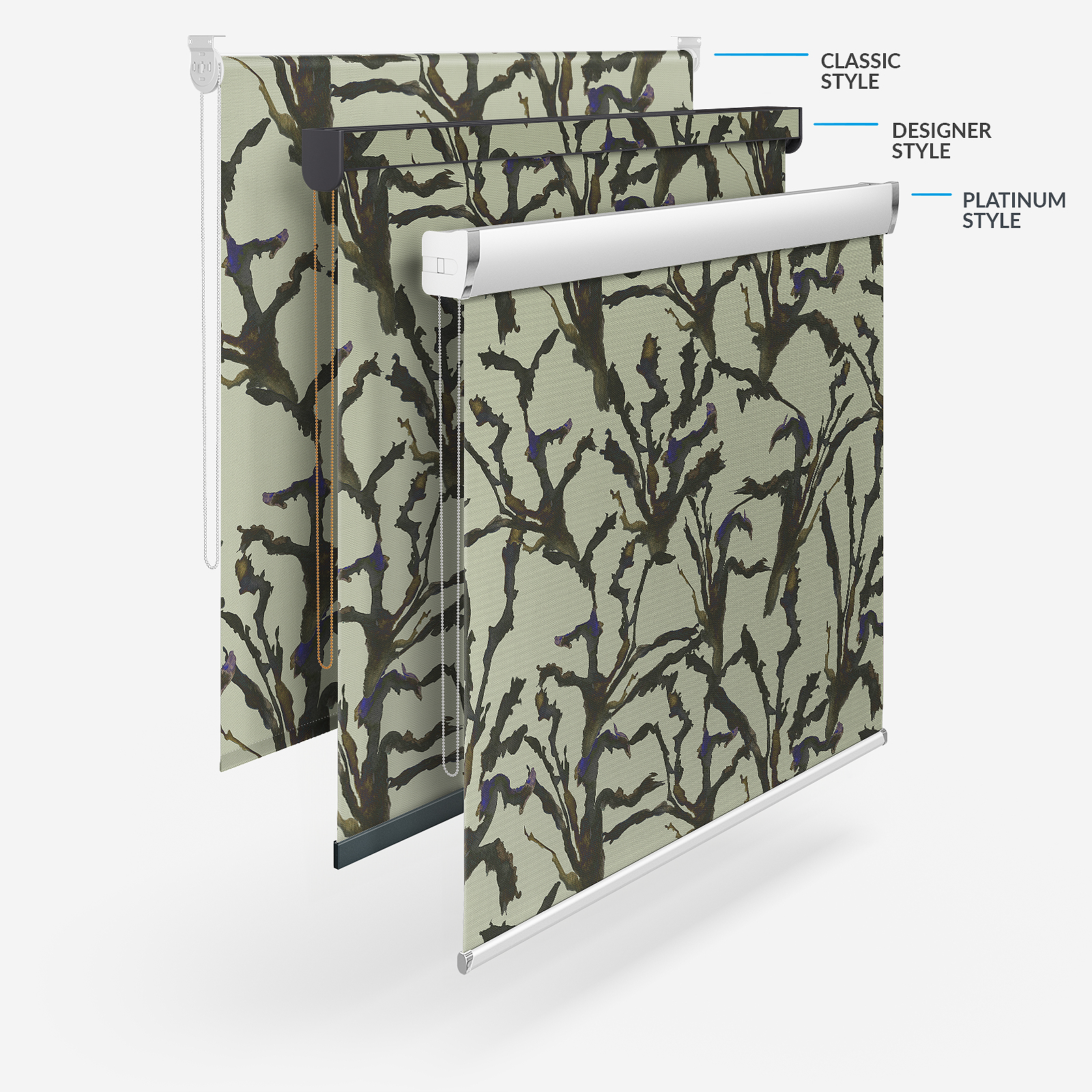 Sonova Studio Nori Sage Twilight Roller Blind | Blinds Direct