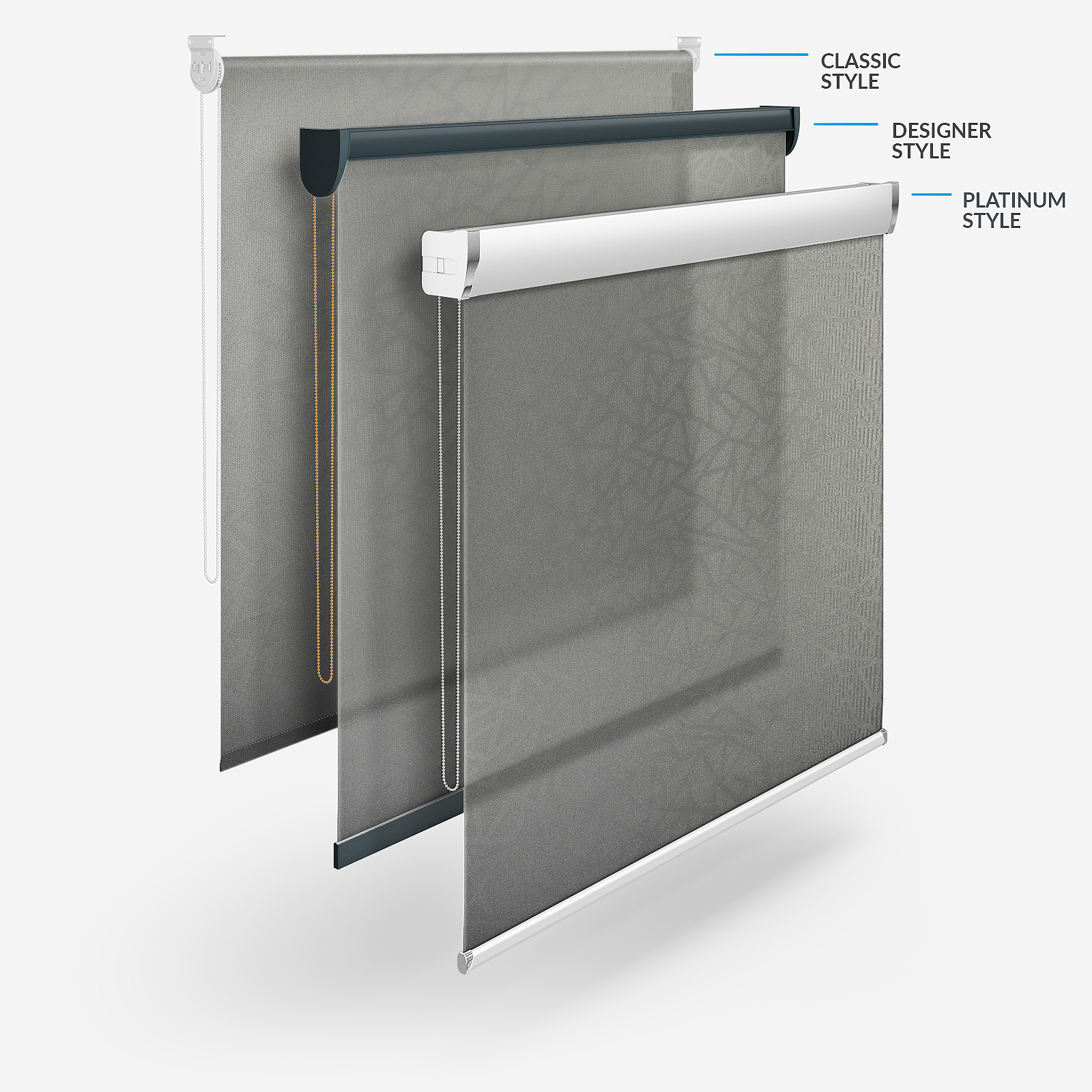 Format Anthracite Roller Blind | Blinds Direct