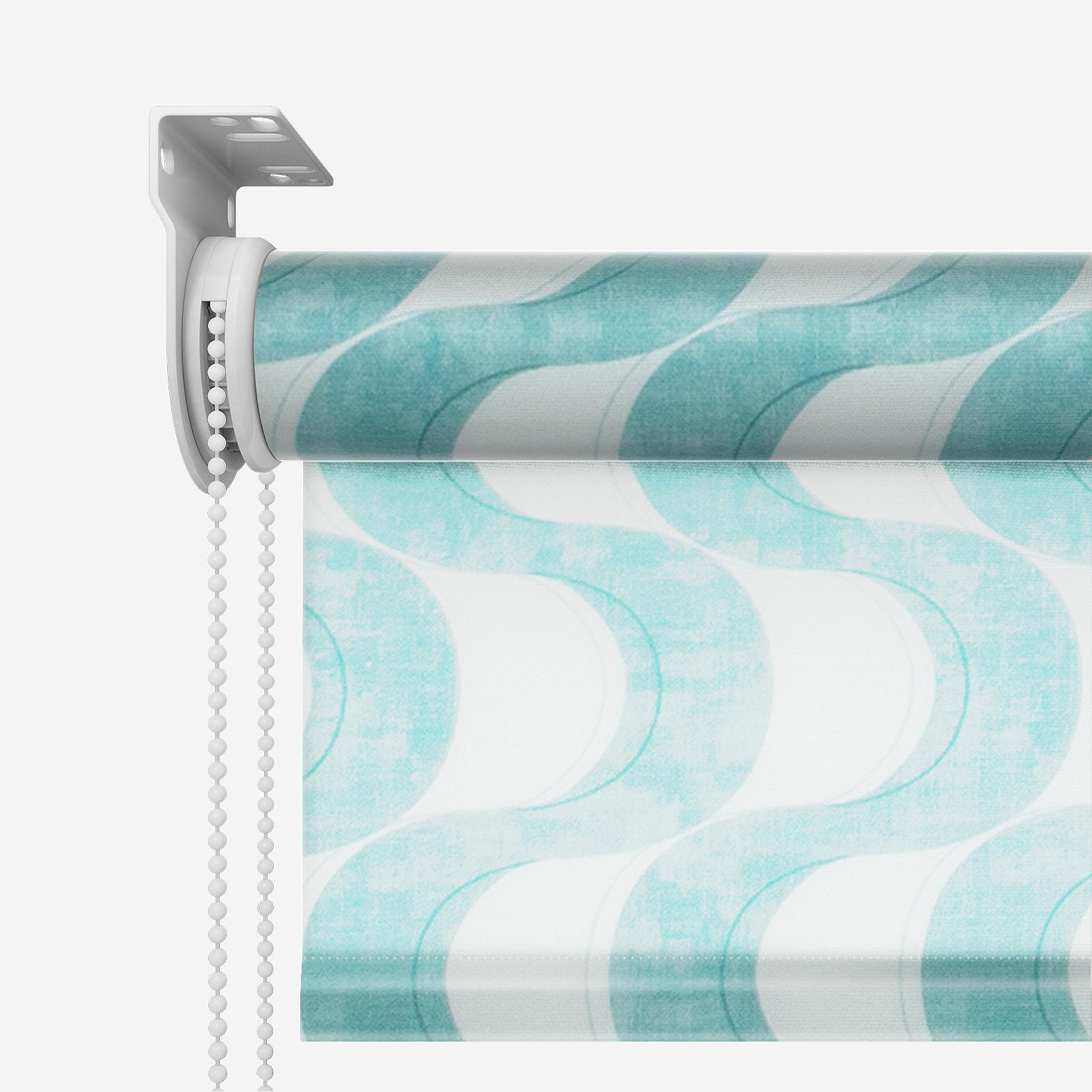 Wave Teal Roller Blind | Blinds Direct