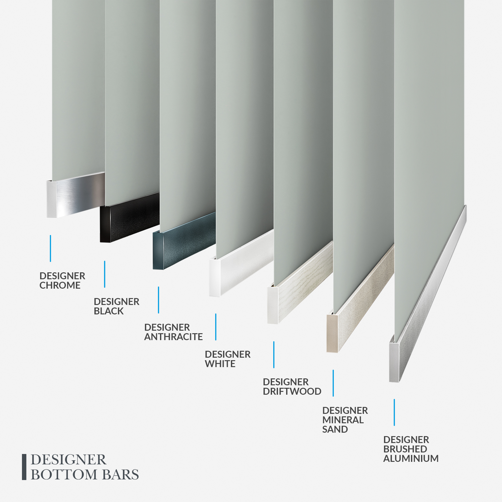 AquaLuxe Grey Roller Blind