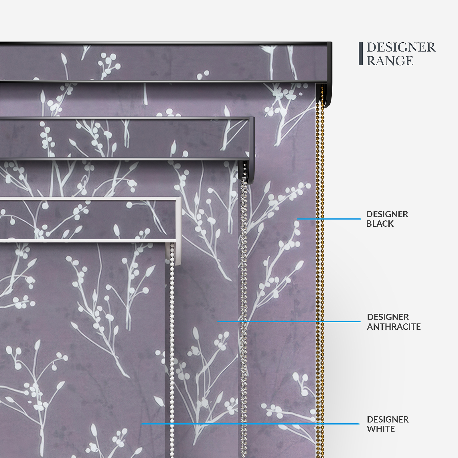 Boho Berry Roller Blind | Blinds Direct