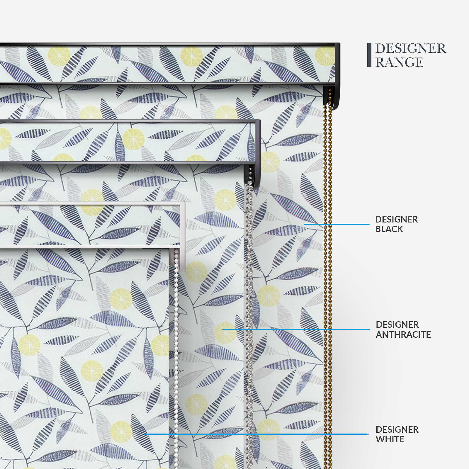 Lottie Lemon Roller Blind | Blinds Direct