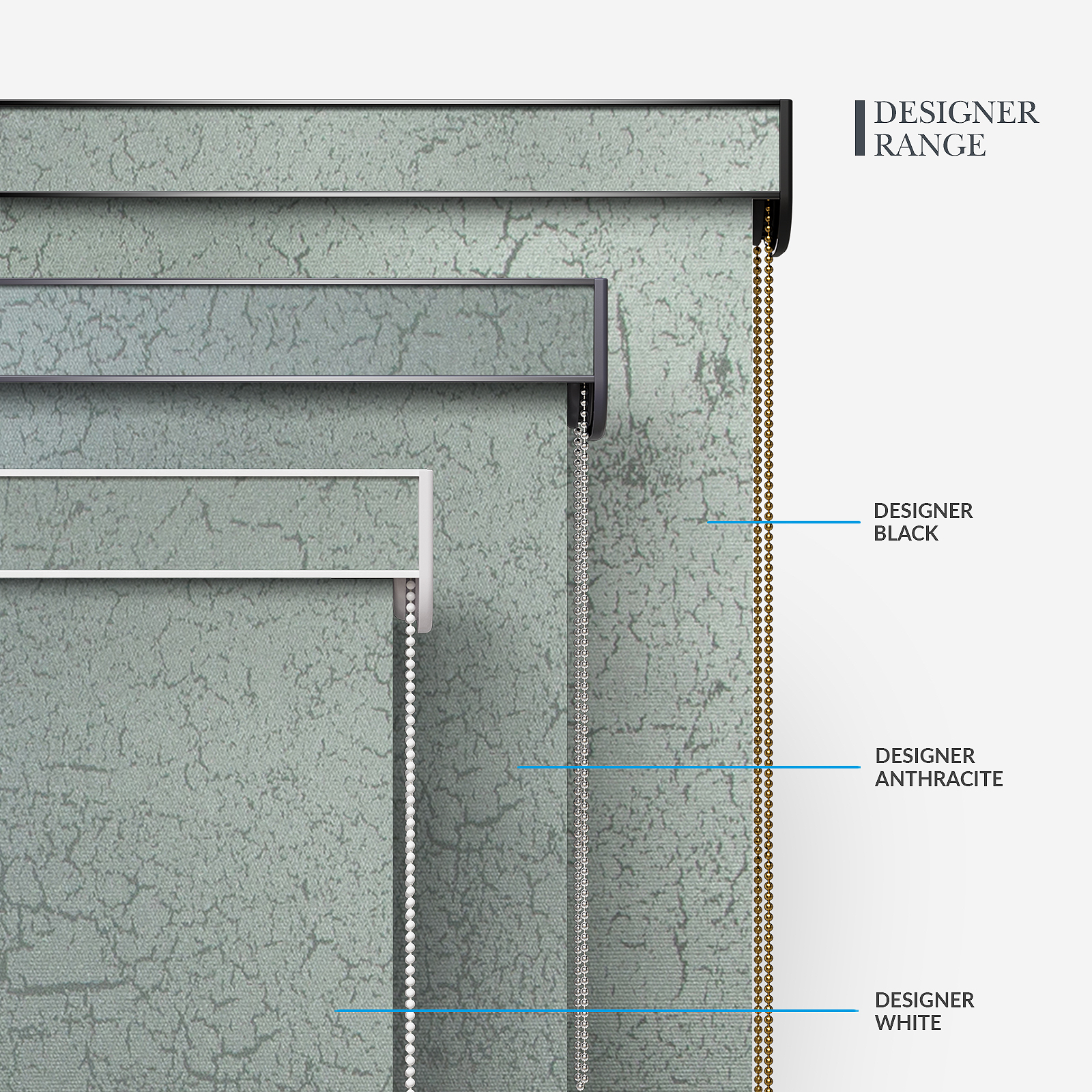 Metz Ash Roller Blind | Blinds Direct