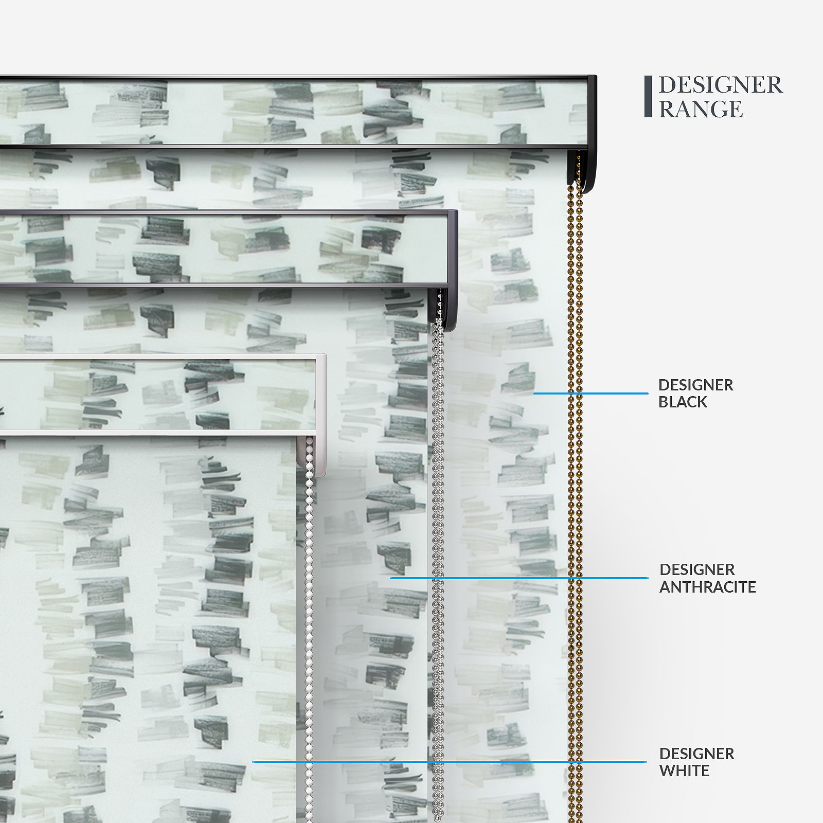 Moxie Ash Roller Blind | Blinds Direct