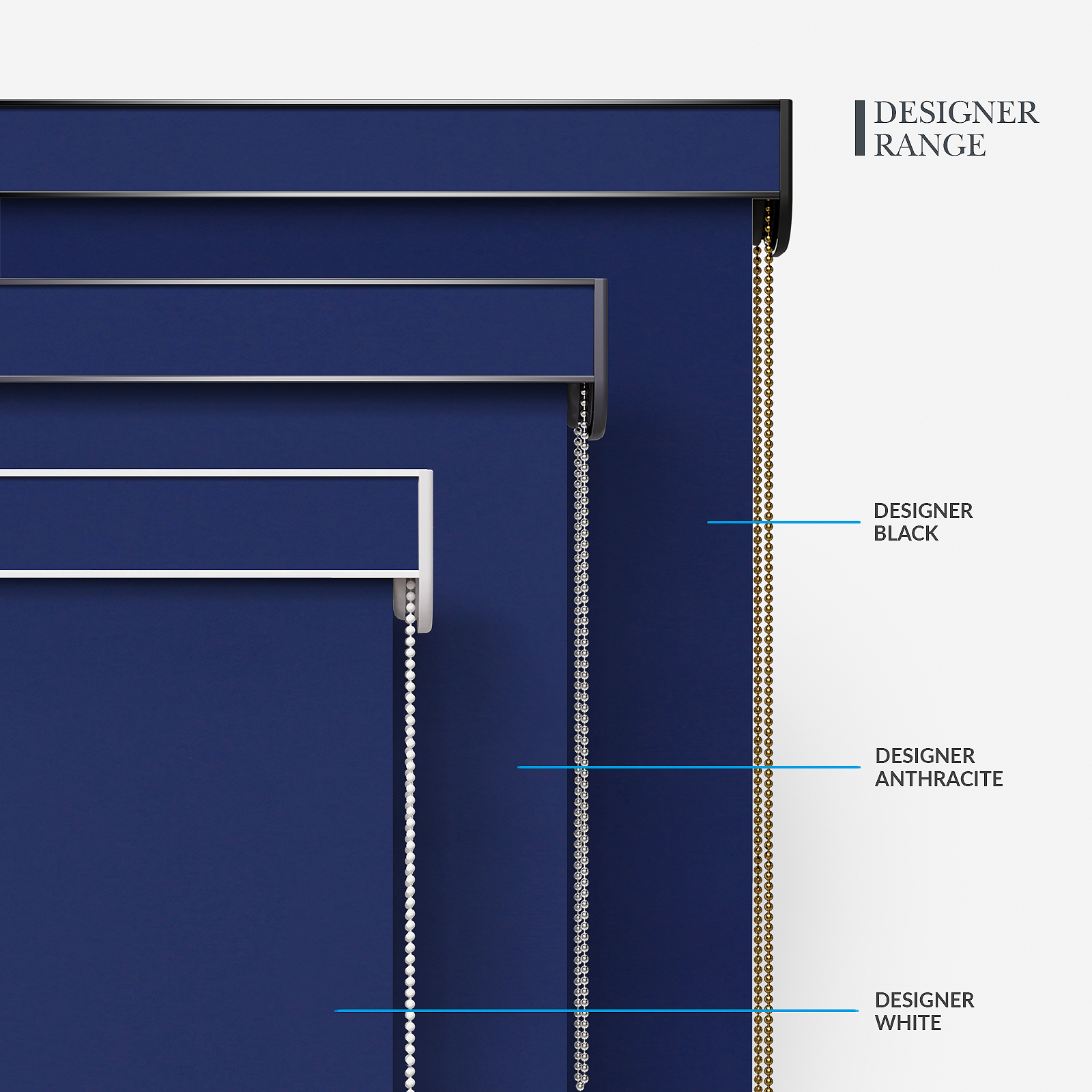 AquaLuxe Marine Roller Blind | Blinds Direct