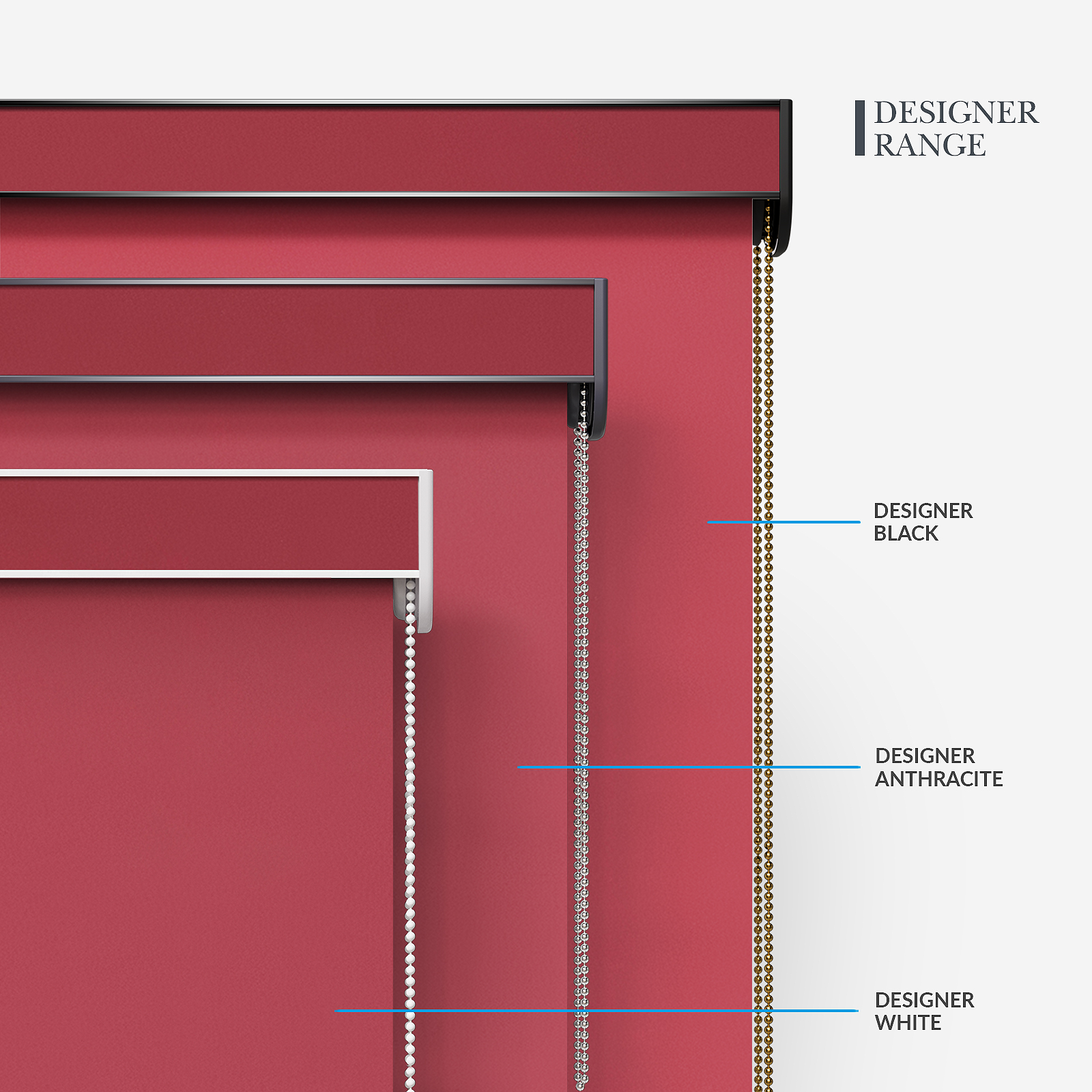 Carnival Red Roller Blind | Blinds Direct