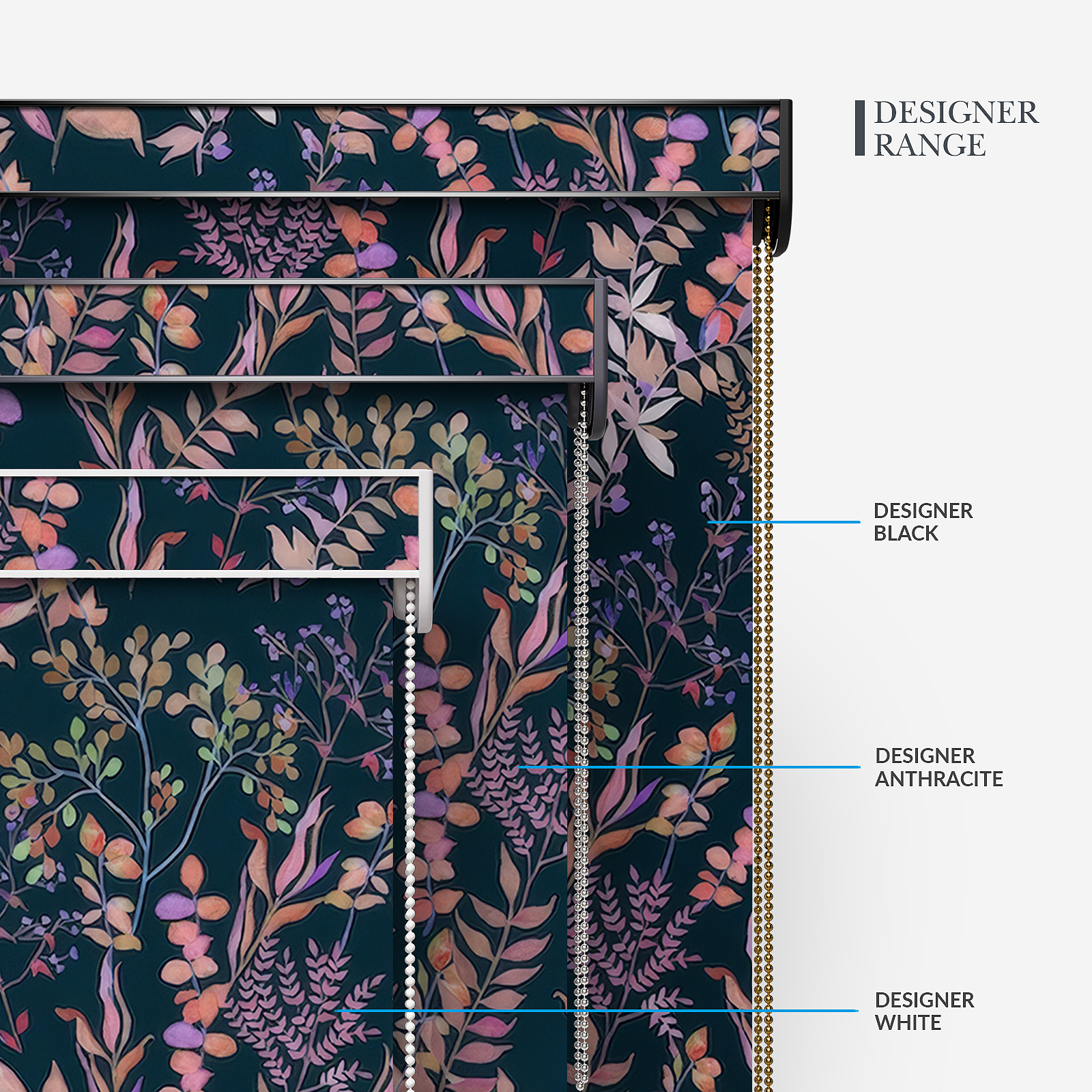 Sonova Studio Melody Peach Sunset Roller Blind