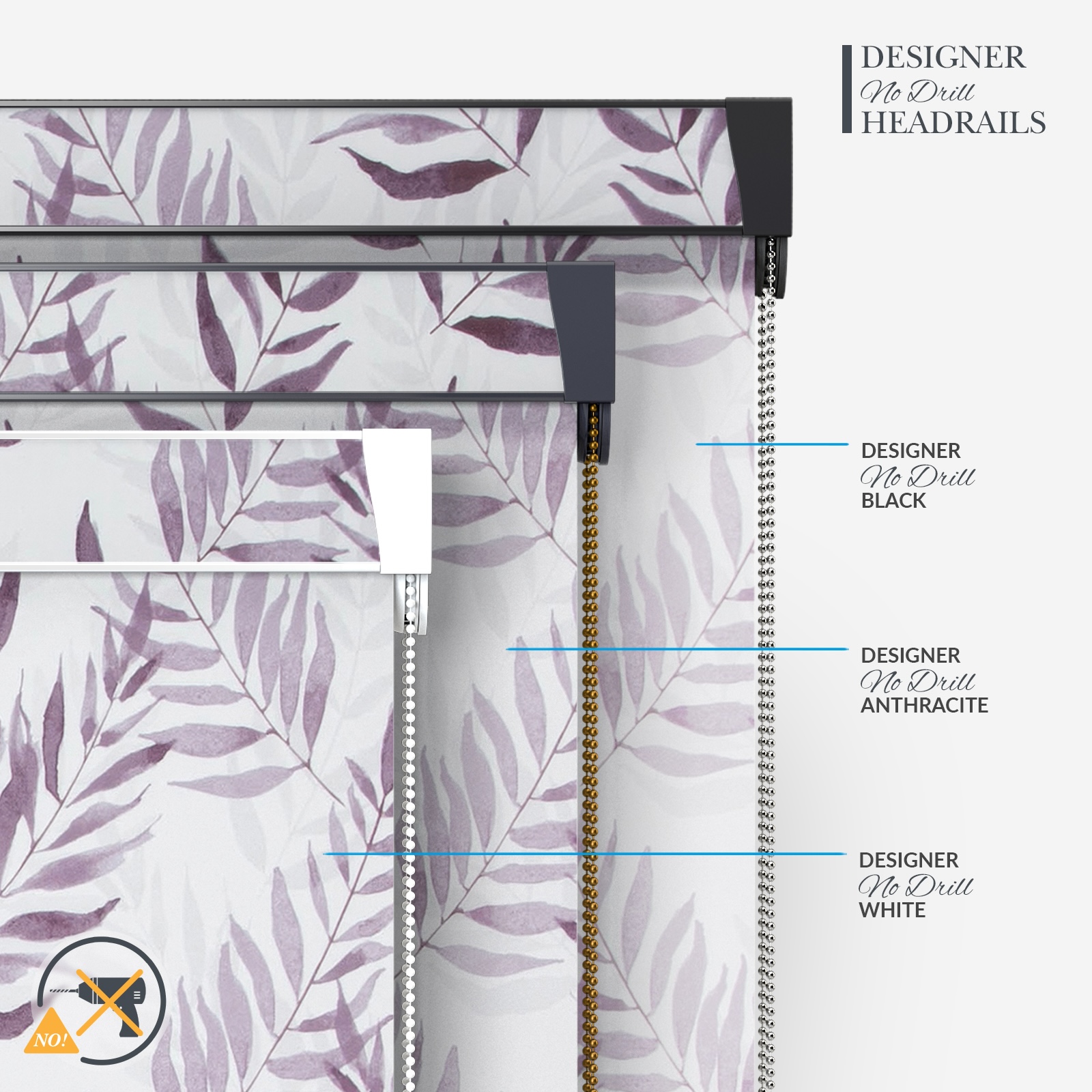 Clarice Plum Roller Blind