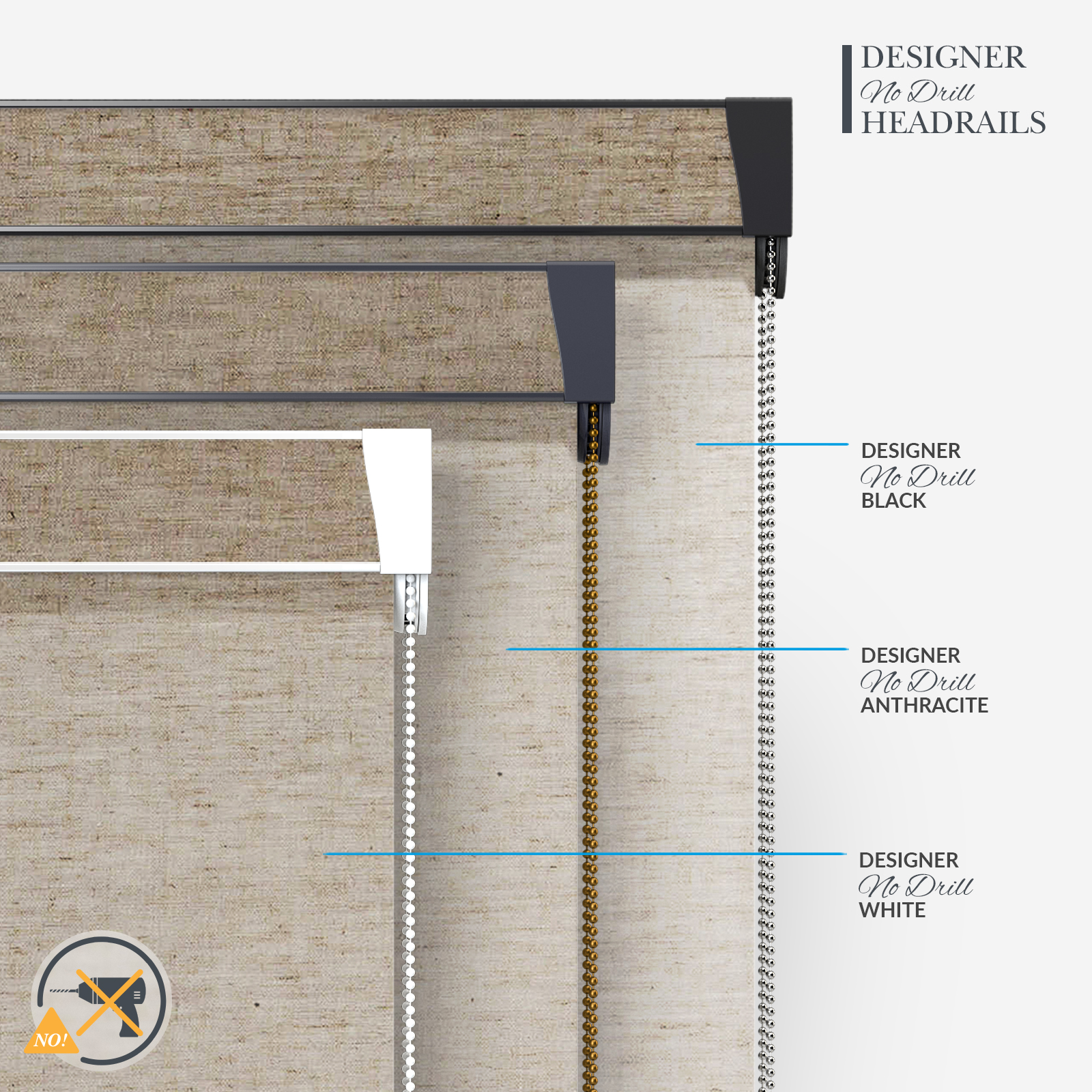 Coulisse Marrakech Sand Roller Blind | Blinds Direct