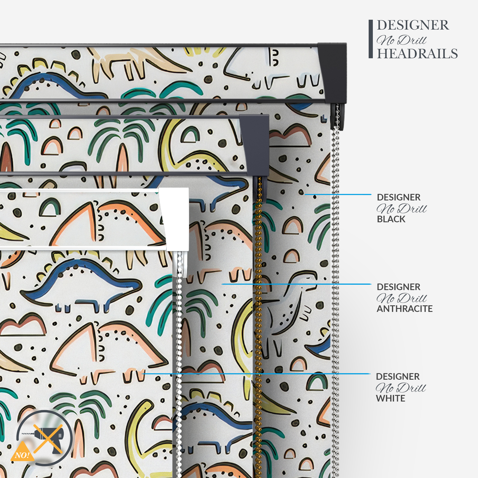 Dino Multi Roller Blind | Blinds Direct