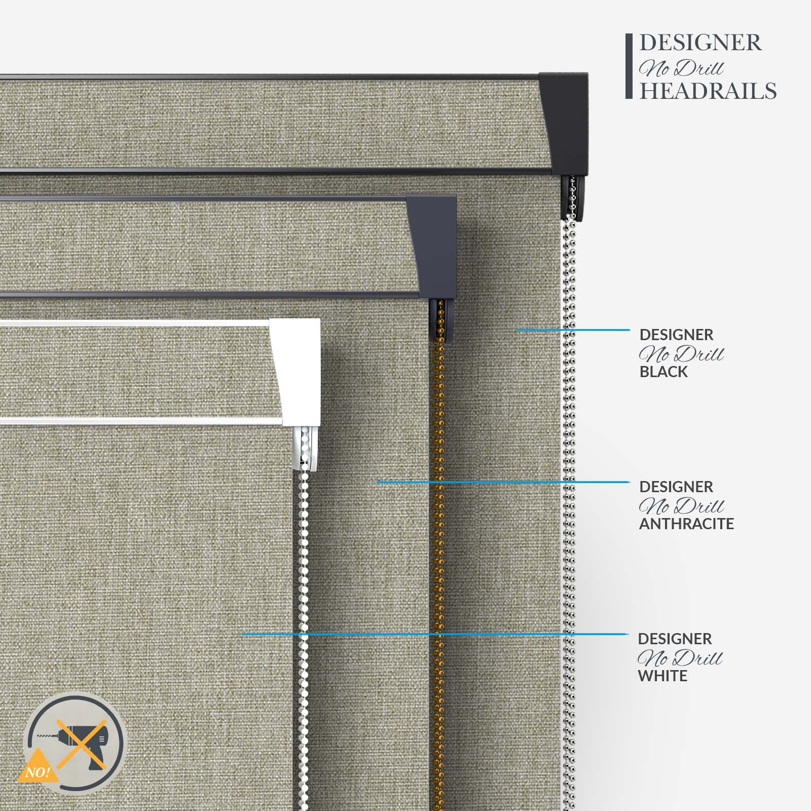 Sonova Studio Weave Angora Roller Blind | Blinds Direct