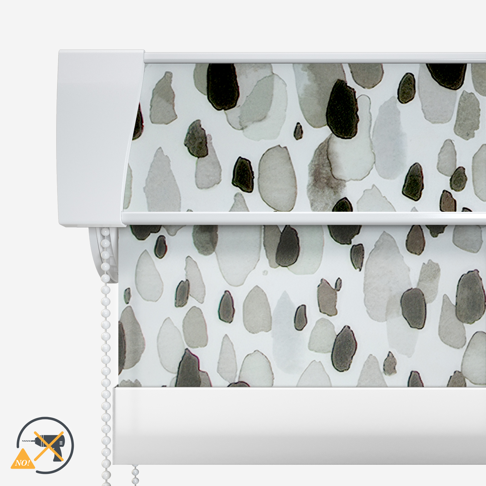 Vinnie Carbon Roller Blind | Blinds Direct