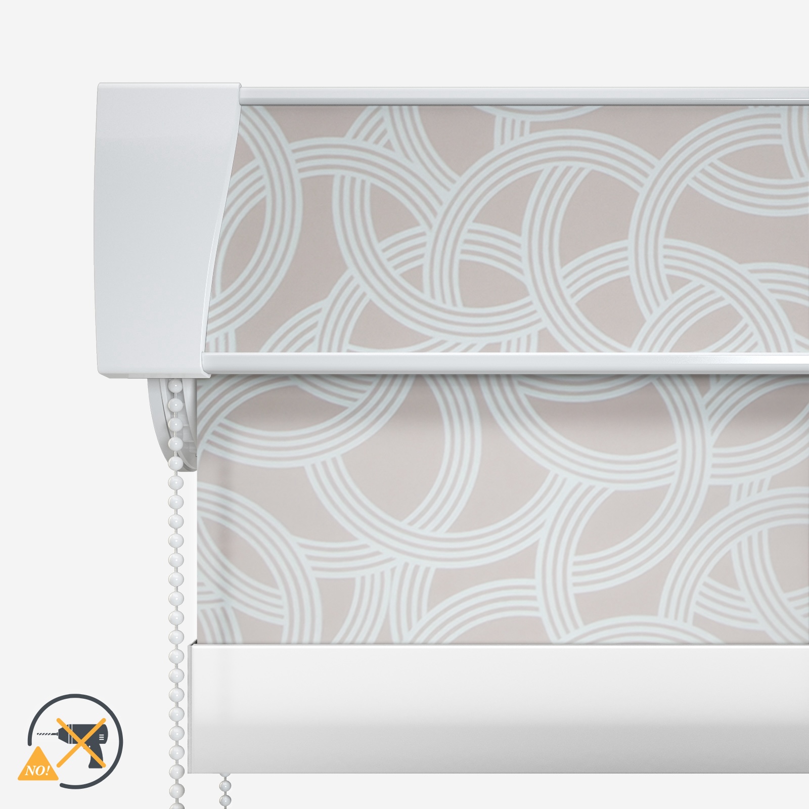 Liberte Blush Roller Blind | Blinds Direct
