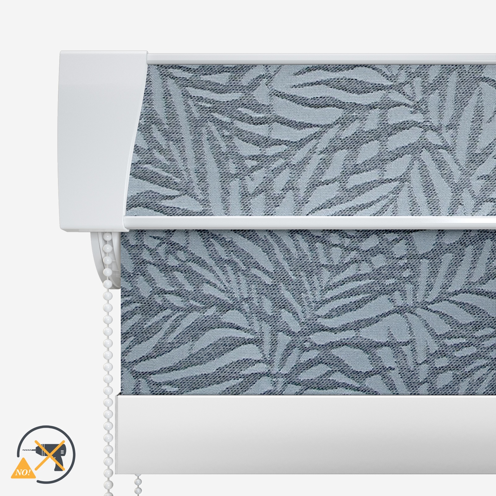 Zen Blackout Charcoal Roller Blind | Blinds Direct