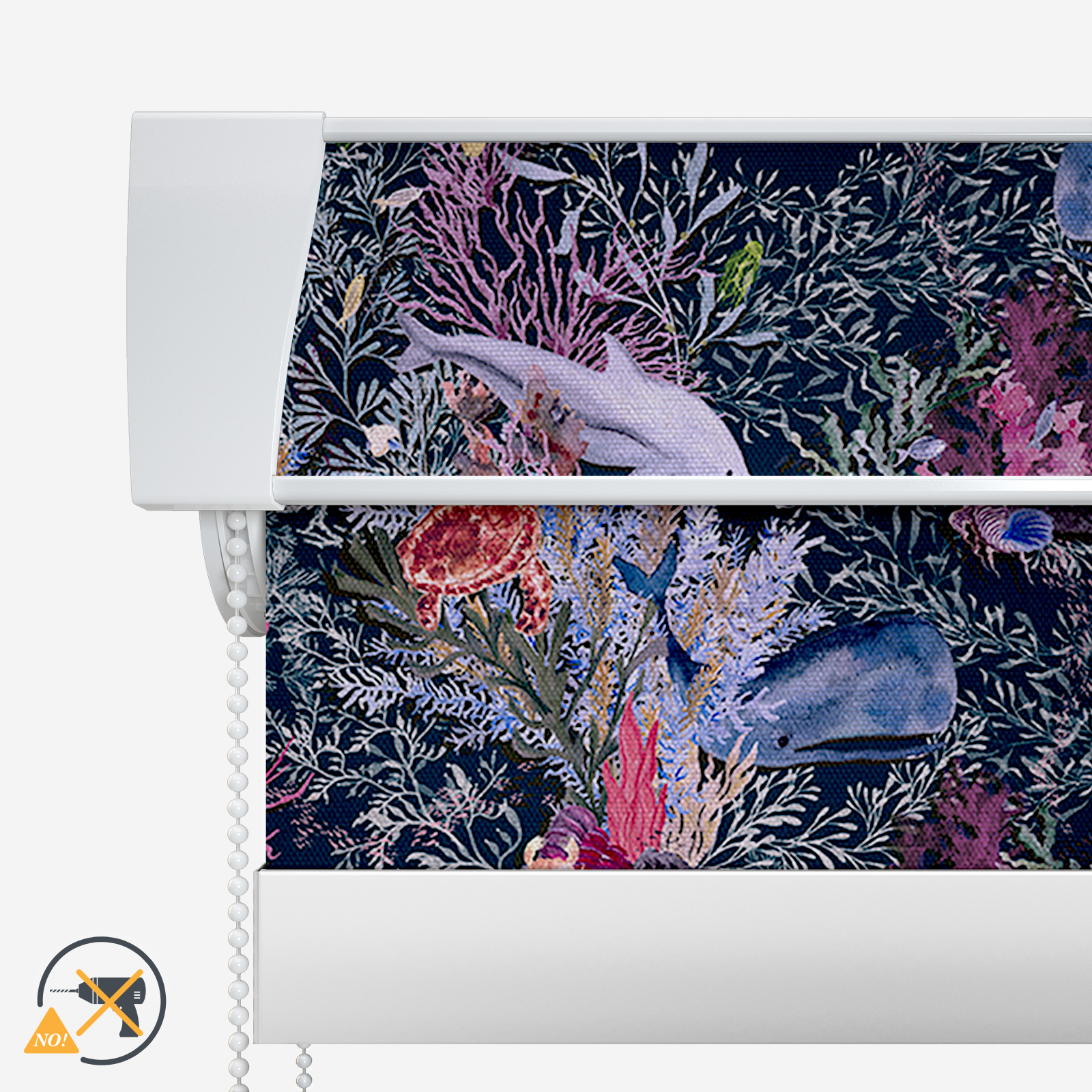 Sonova Studio Sea Symphony Deep Ocean Orchid Roller Blind | Blinds Direct