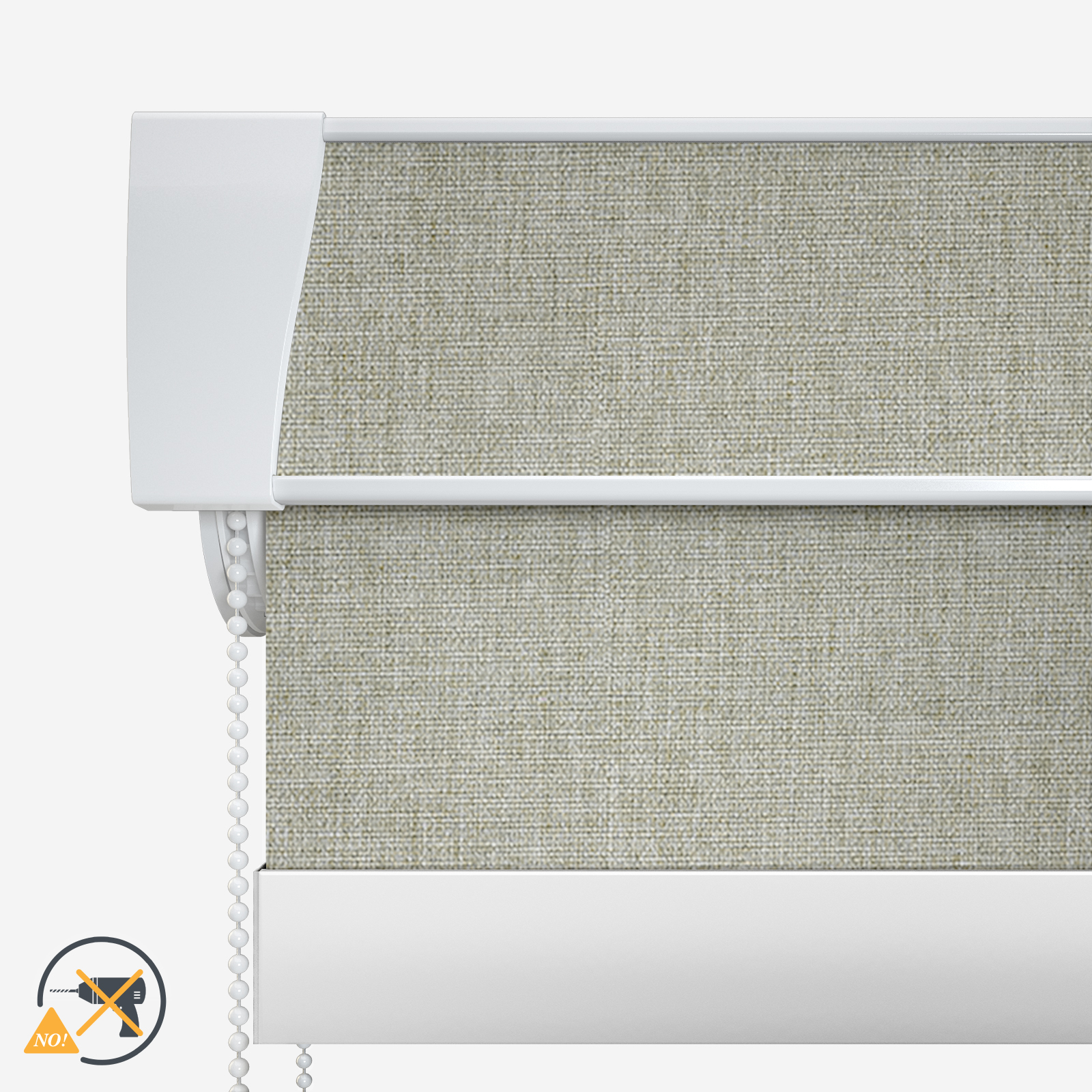 Sonova Studio Weave Angora Roller Blind | Blinds Direct