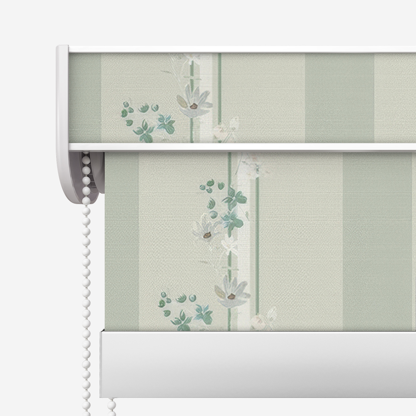 Sonova Studio Floral Cascade Sage Roller Blind | Blinds Direct