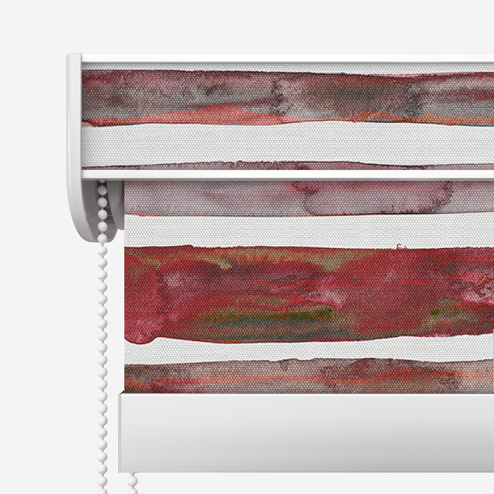 Sonova Studio Panorama Red Roller Blind | Blinds Direct