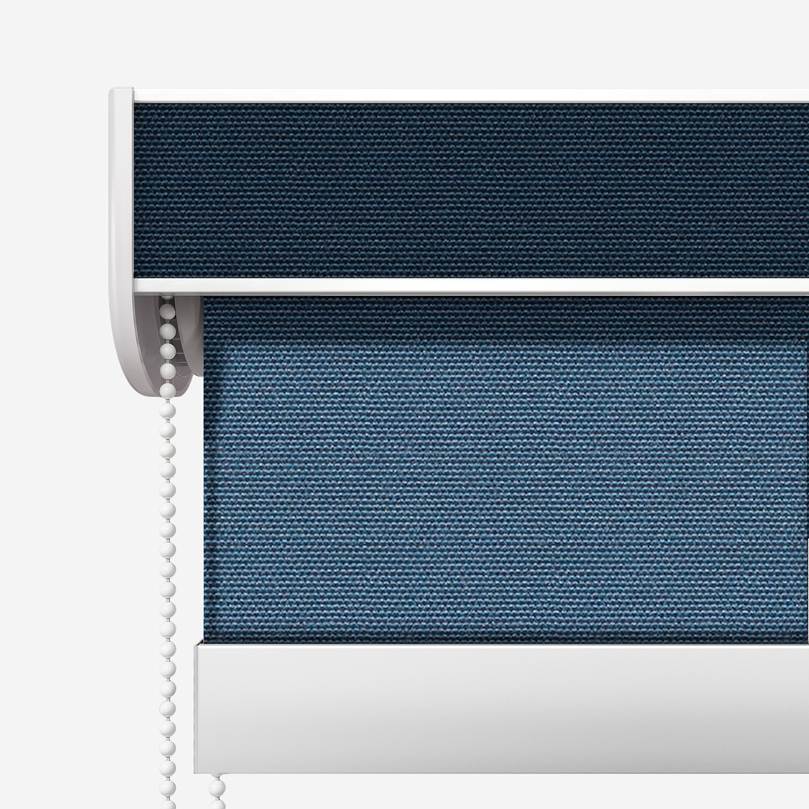 Deluxe Plain Azure Roller Blind | Blinds Direct