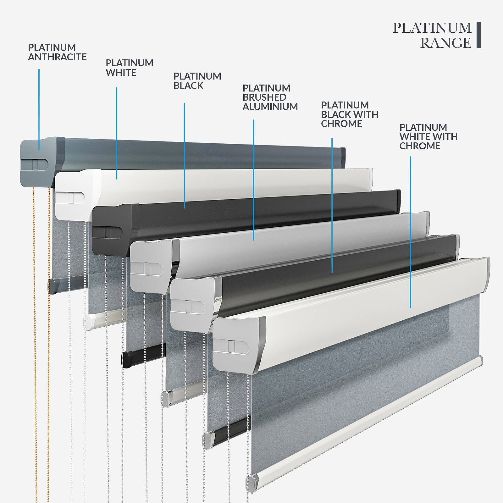 Topaz Graphite Roller Blind | Blinds Direct